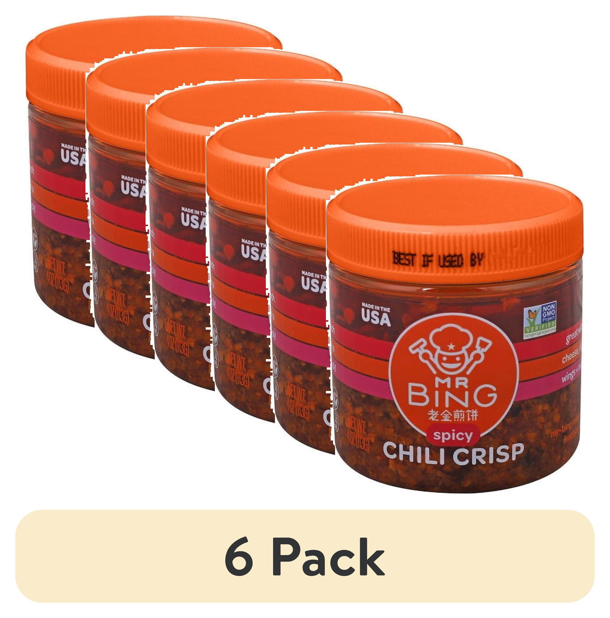 (6 pack) Mr Bing Chili Crisp, Spicy, 4oz - Walmart.com