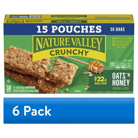 Nature Valley Crunchy Bars in Granola Bars - Walmart.com