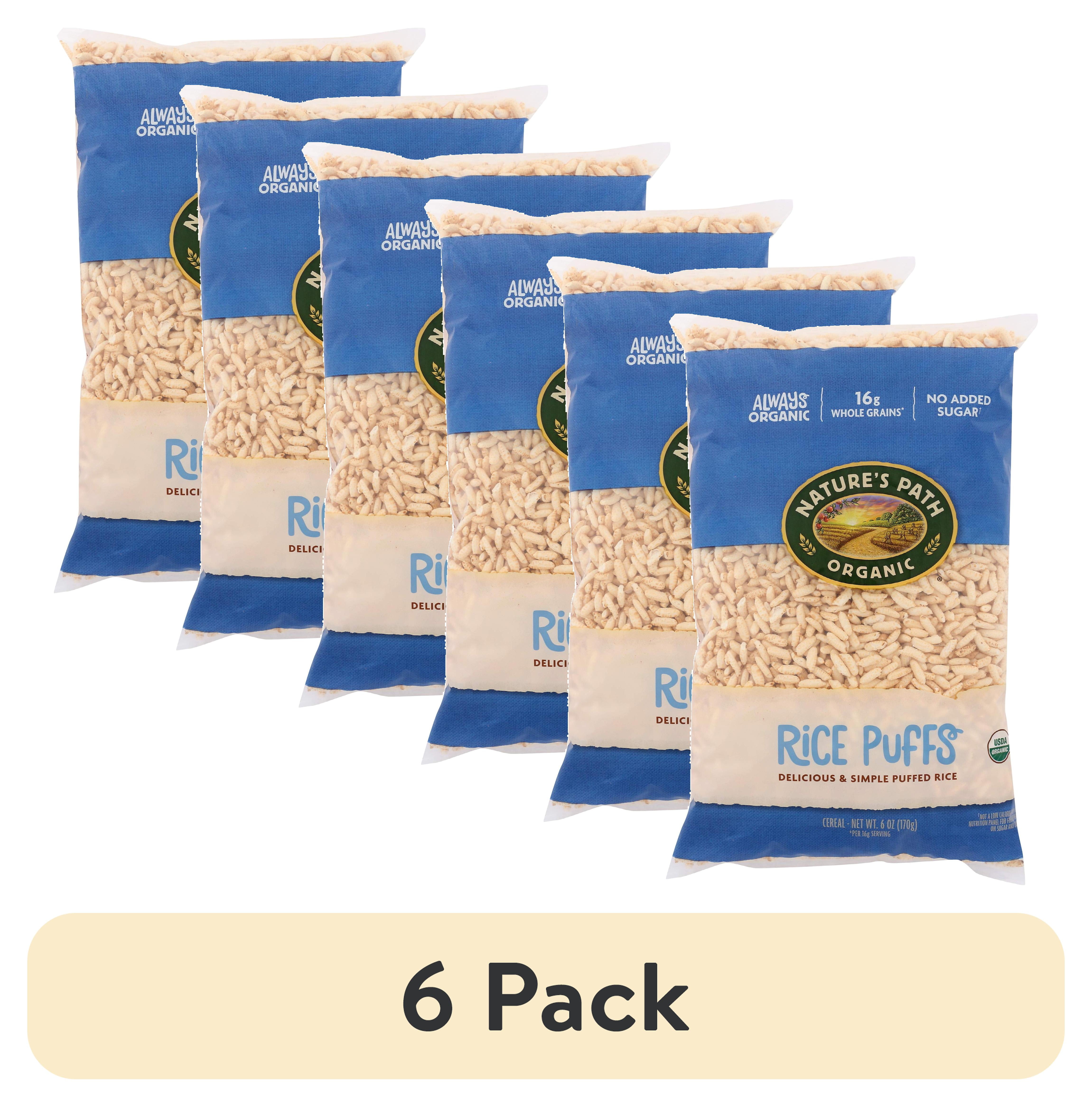 (6 pack) Nature's Path Organic Rice Puffs Cereal, 6 oz - Walmart.com