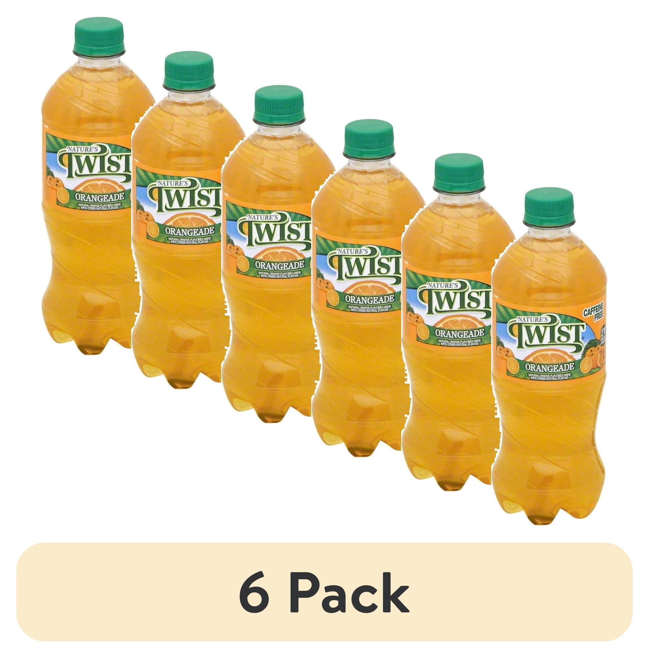 Natures Twist Orangeade Juice Drink, 20 fl oz, 6 Pack - Walmart ...