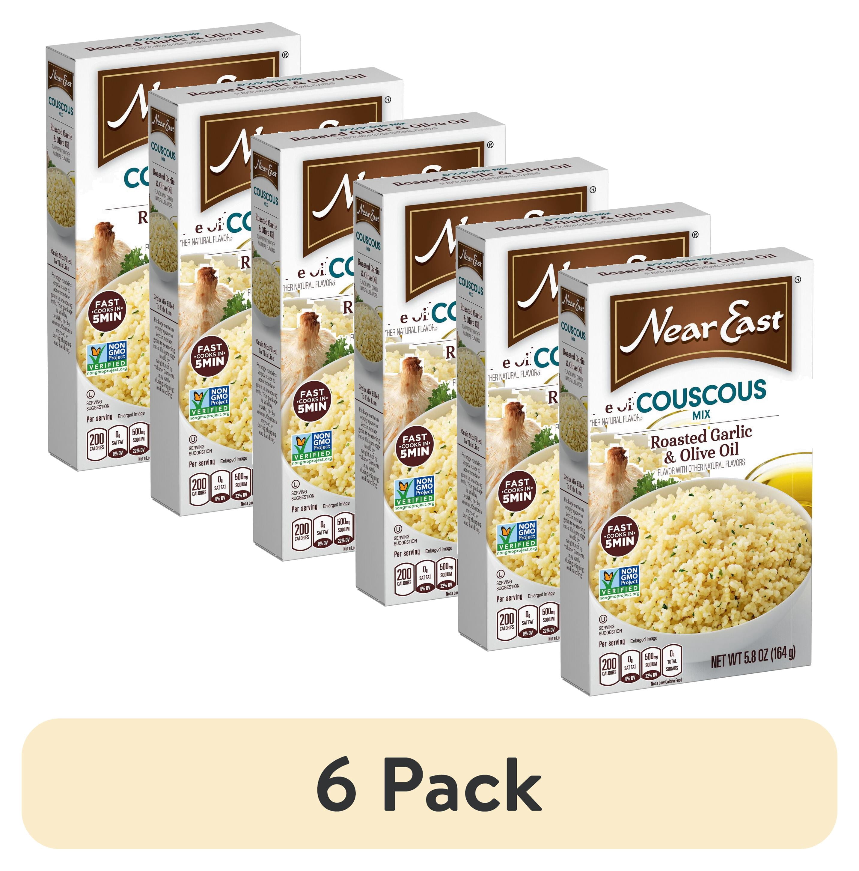 (6 pack) Near East Roasted Garlic & Olive Oil Couscous Mix, Packaged ...