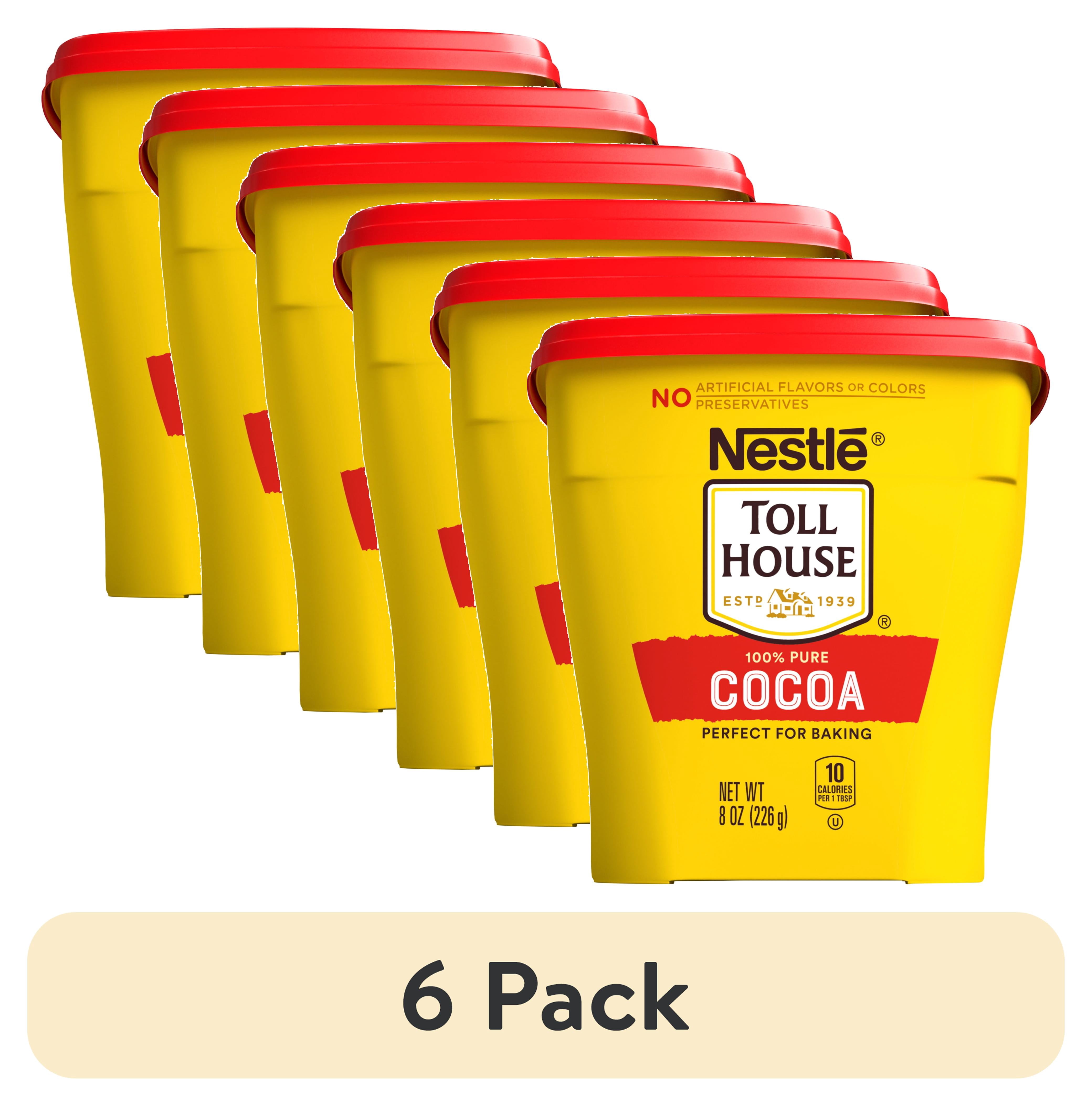 (6 pack) Nestle Toll House Deep Chocolate Cocoa Flavor Powder, 100% ...
