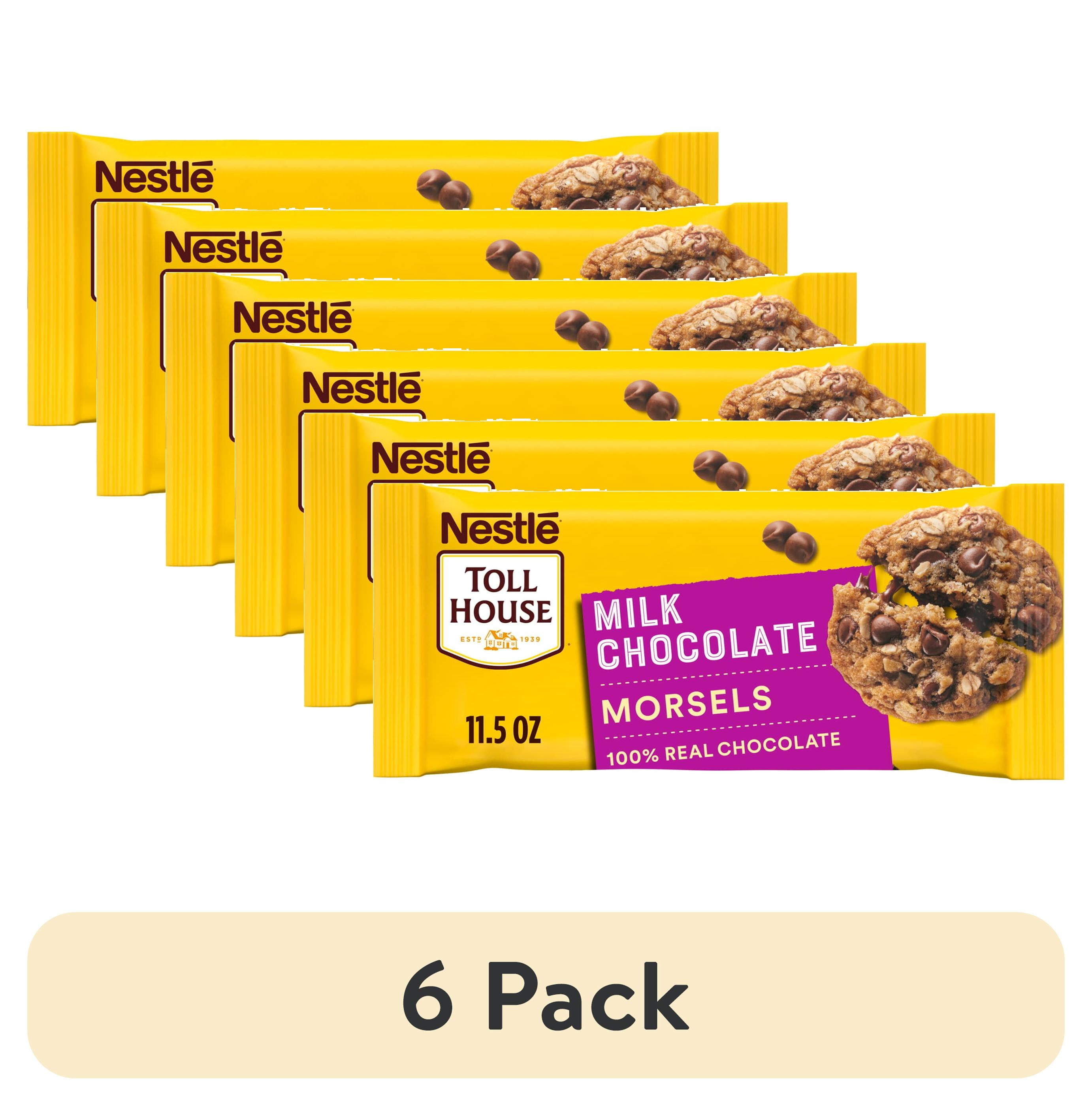 (6 pack) Nestle Toll House Milk Chocolate Regular Baking Chips, Morsels ...