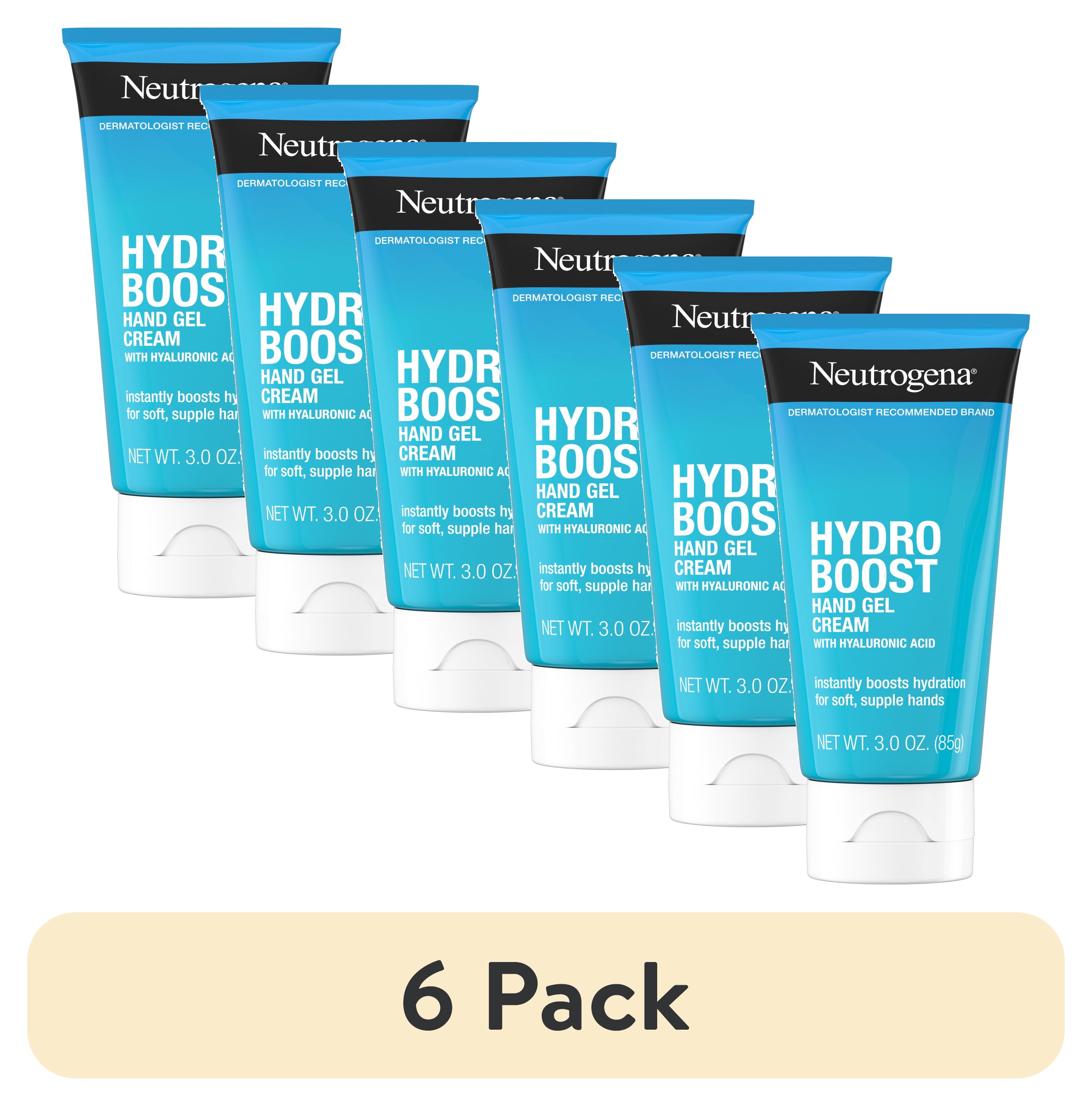 (6 pack) Neutrogena Hydro Boost Gel Hand Cream with Hyaluronic Acid, 3 ...