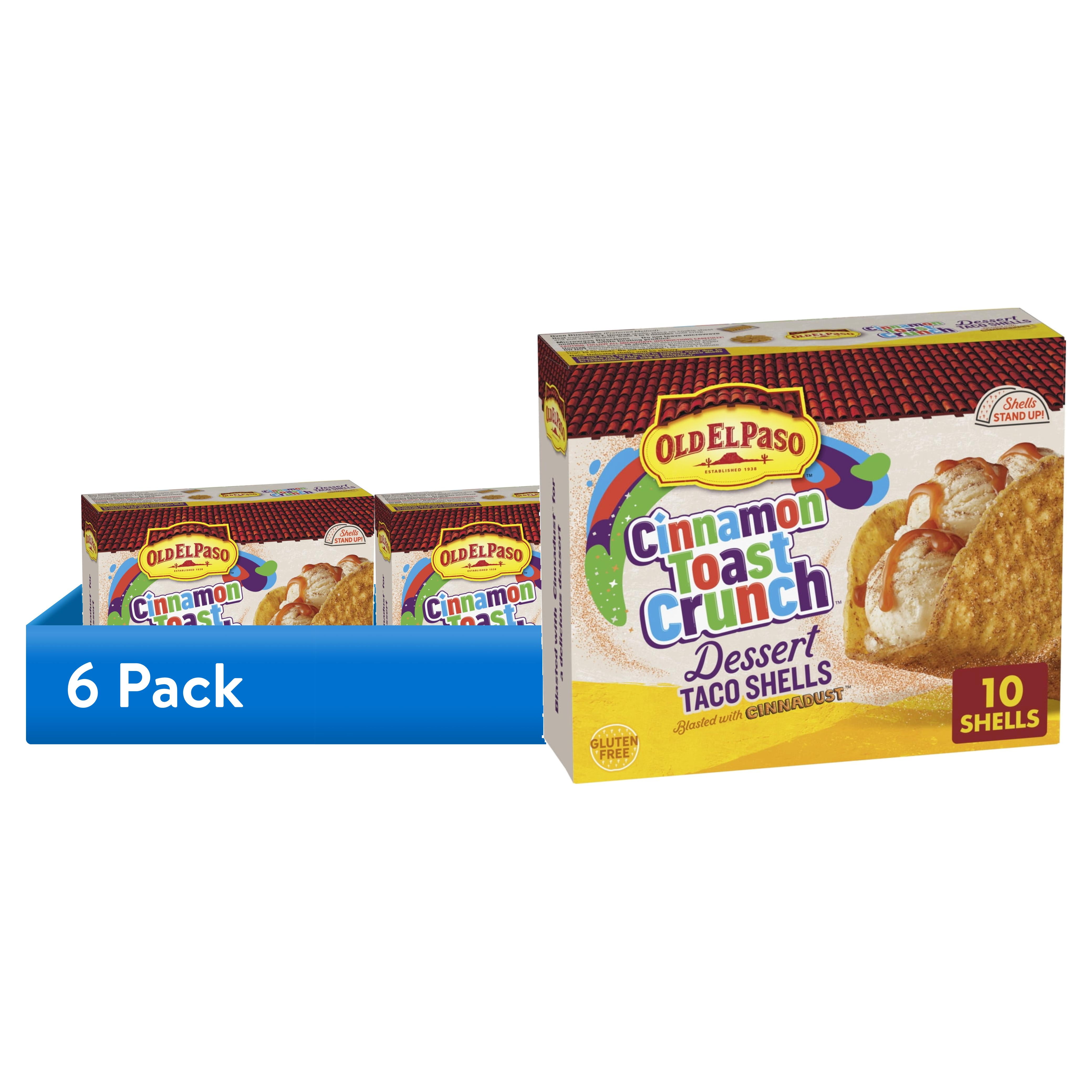 (6 pack) Old El Paso Stand 'N Stuff Cinnamon Toast Crunch Dessert Taco ...