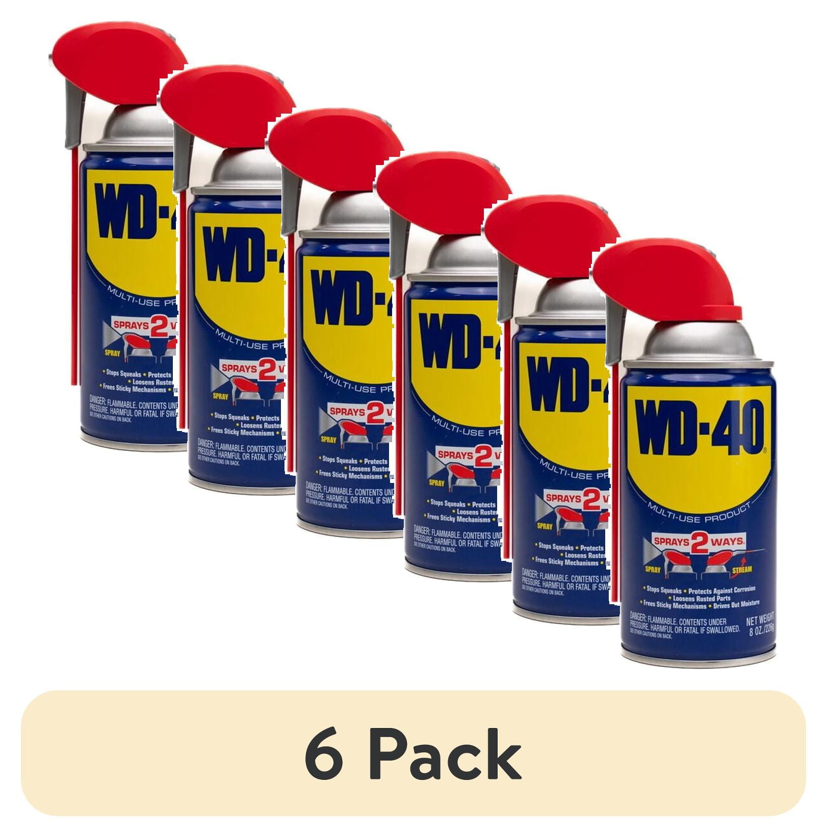 (6 pack) Classic WD-40 Formula, Multi-Purpose Lubricant Spray Smart ...