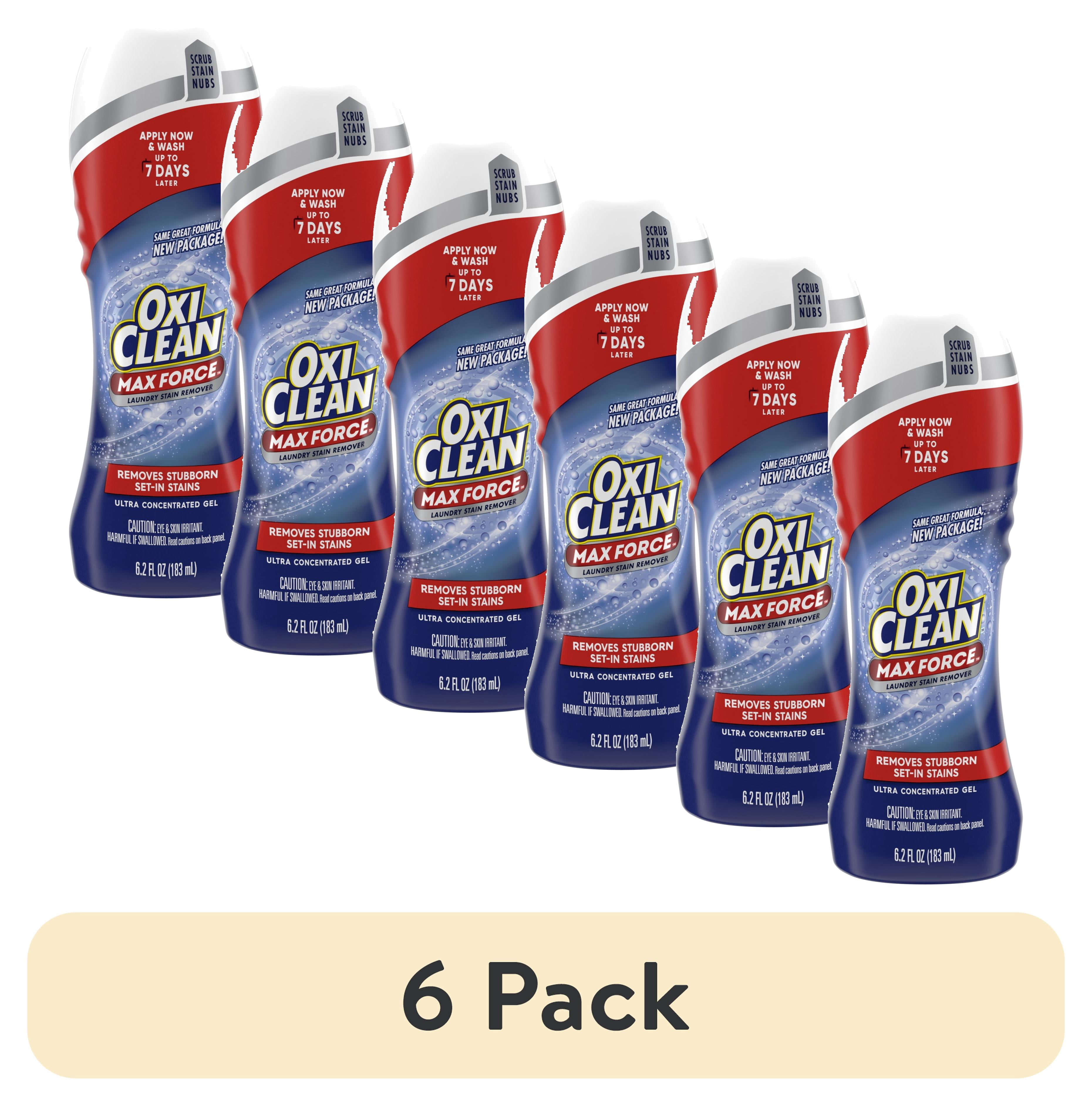 (6 pack) OxiClean Max Force Laundry Stain Remover Gel Stick, 6.2 fl oz ...