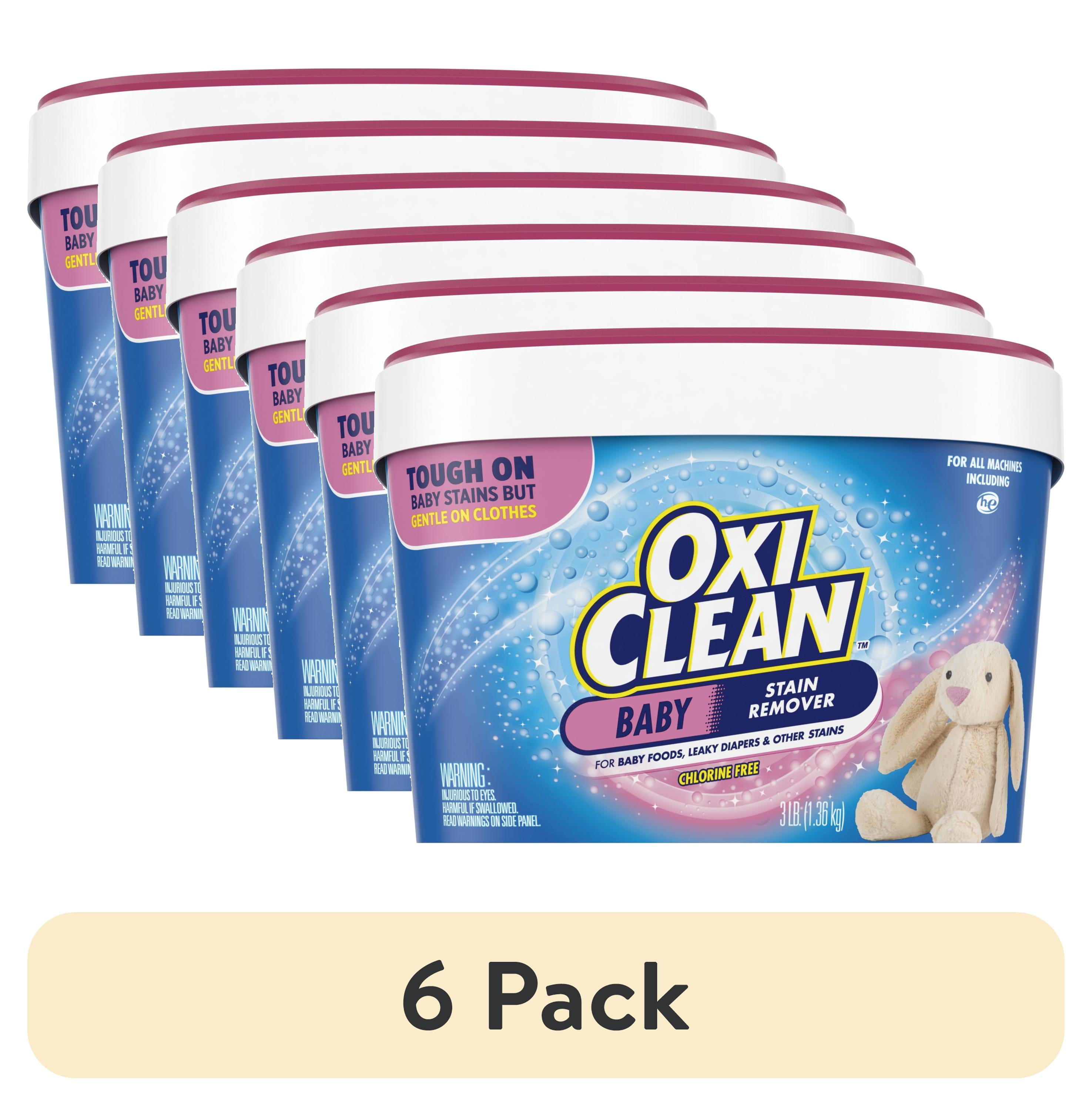 (6 pack) OxiClean Versatile Baby Laundry Stain Remover and Baby Stain ...