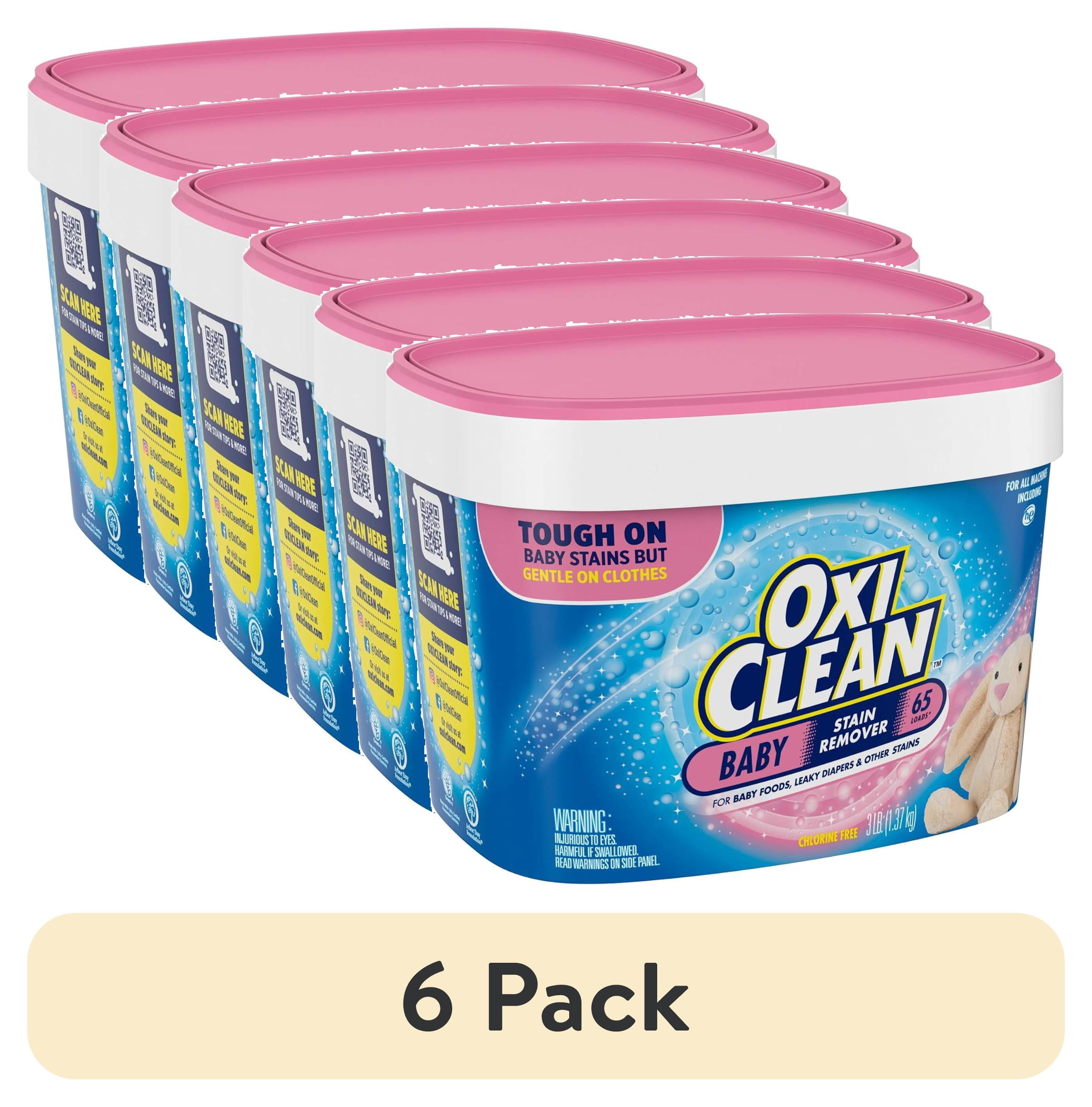 (6 pack) OxiClean Versatile Stain Remover Baby Stain Soaker, 3 lb ...