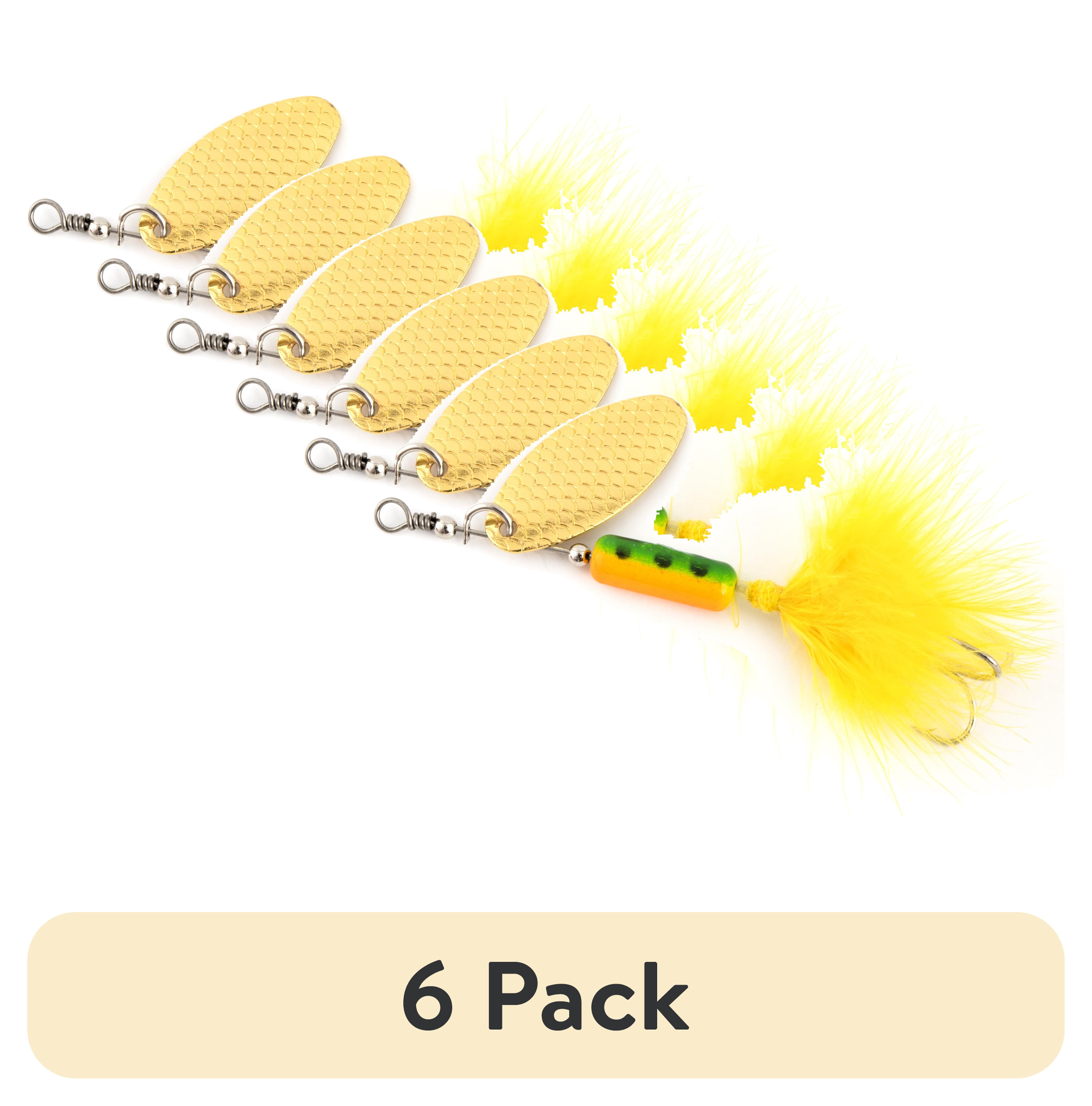 (6 pack) Ozark Trail 1/16 Ounce Fire Tiger Inline Spinner - Walmart.com