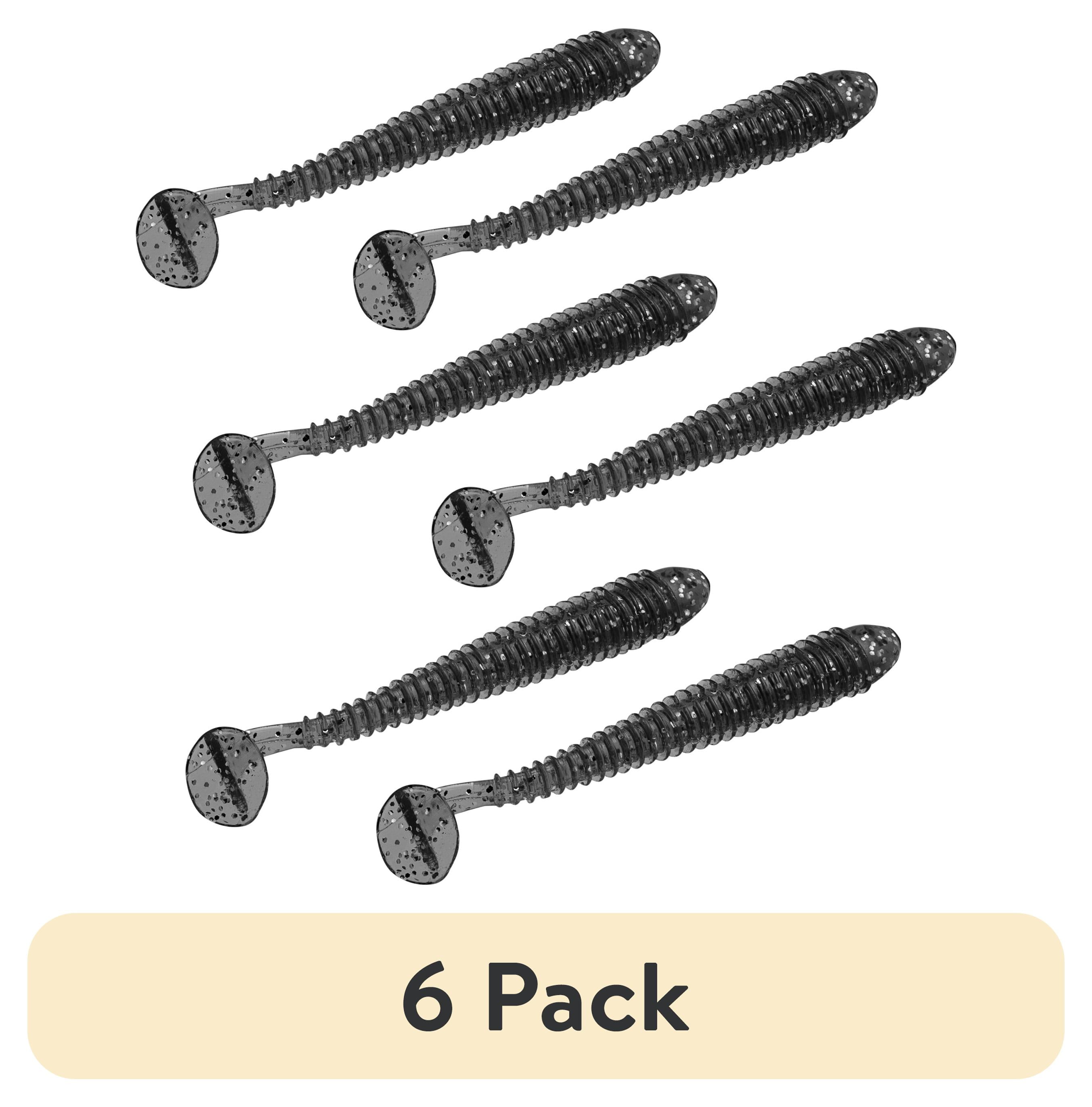 (6 pack) Ozark Trail Baby Swimmers Smoke Silver Flake Panfish Lure ...