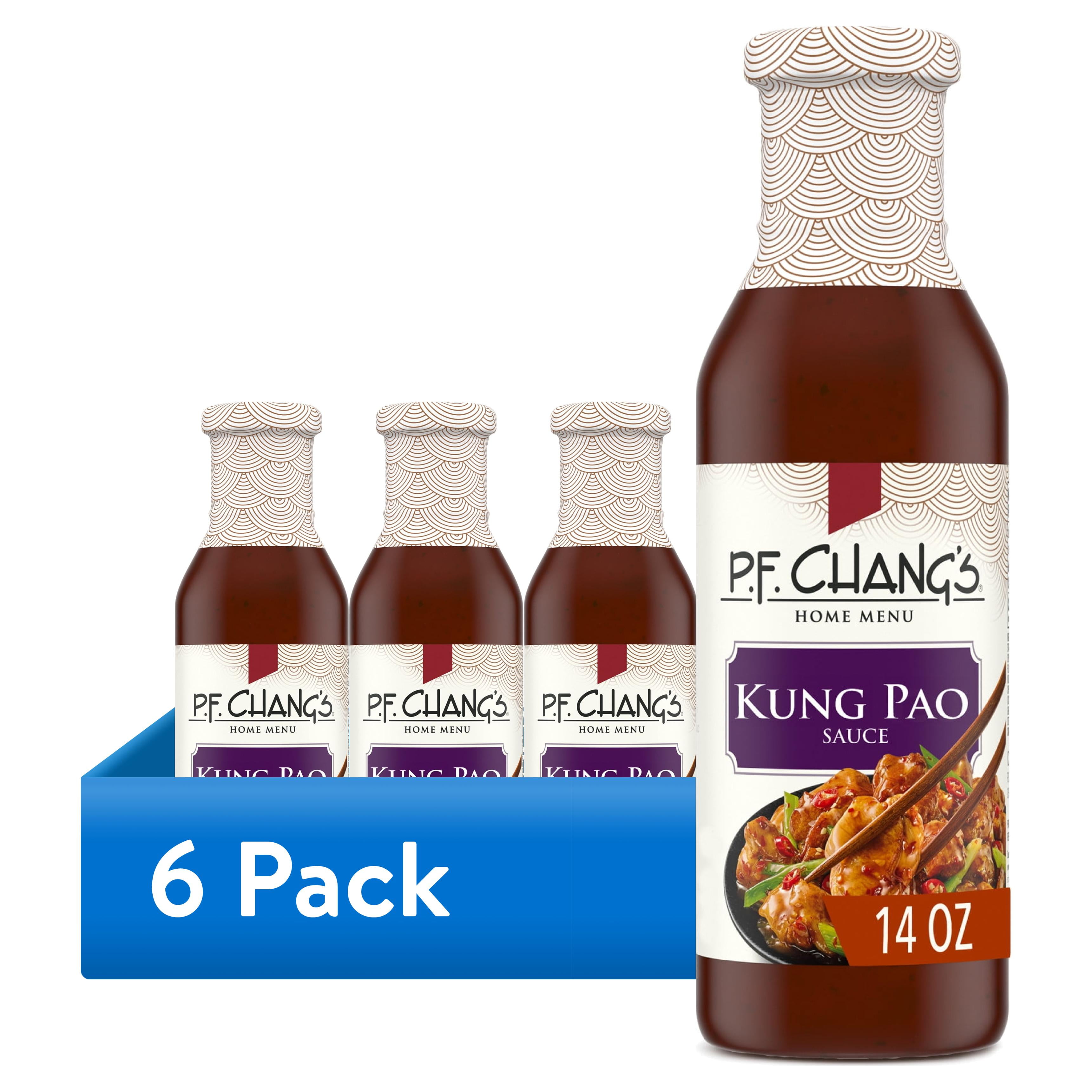 (6 pack) P.F. Chang's Home Menu Kung Pao Sauce, 14 fl oz. - Walmart.com