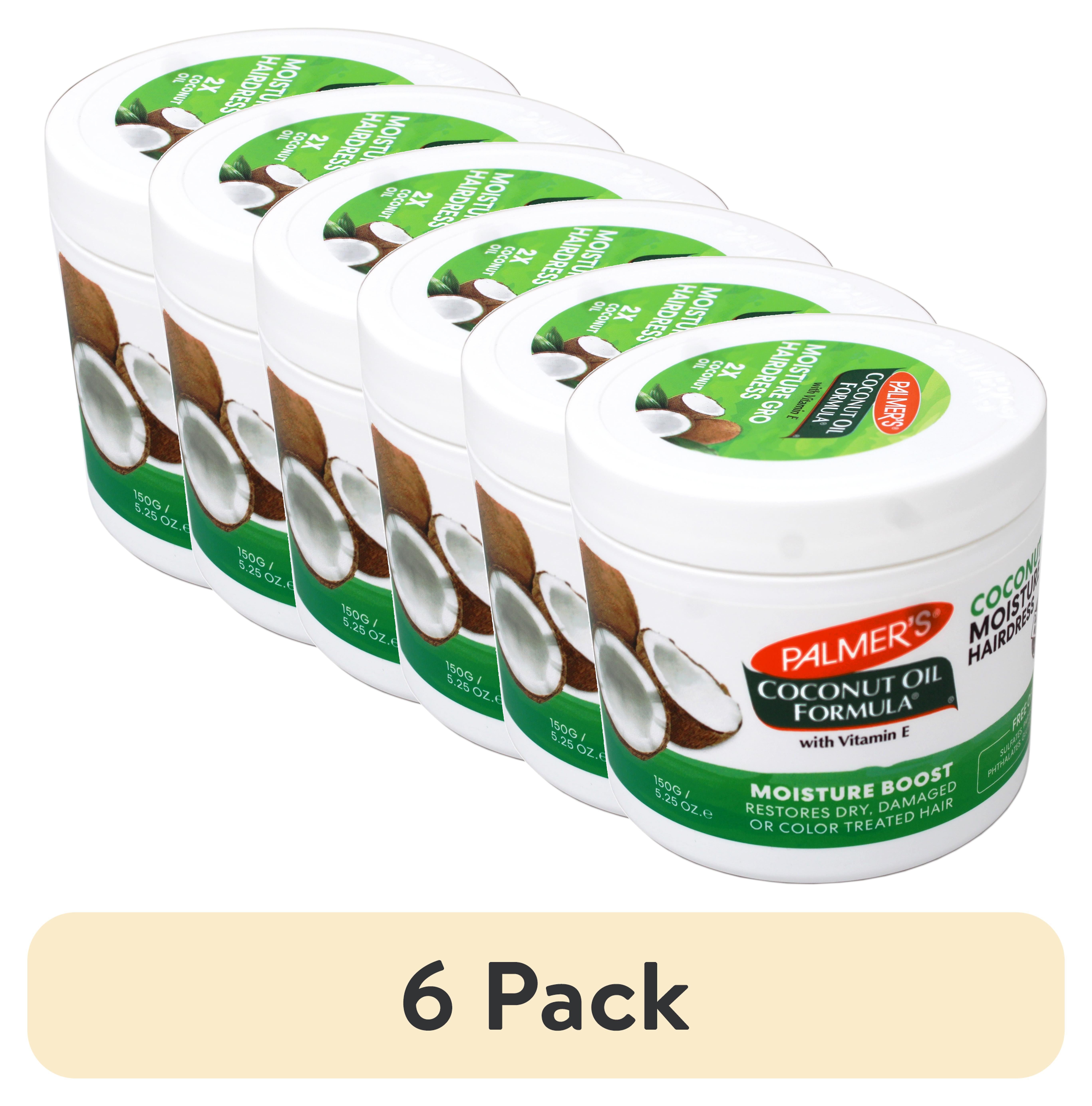 (6 pack) Palmers Coconut Oil Moisture Gro Hairdress, Restores Dry ...