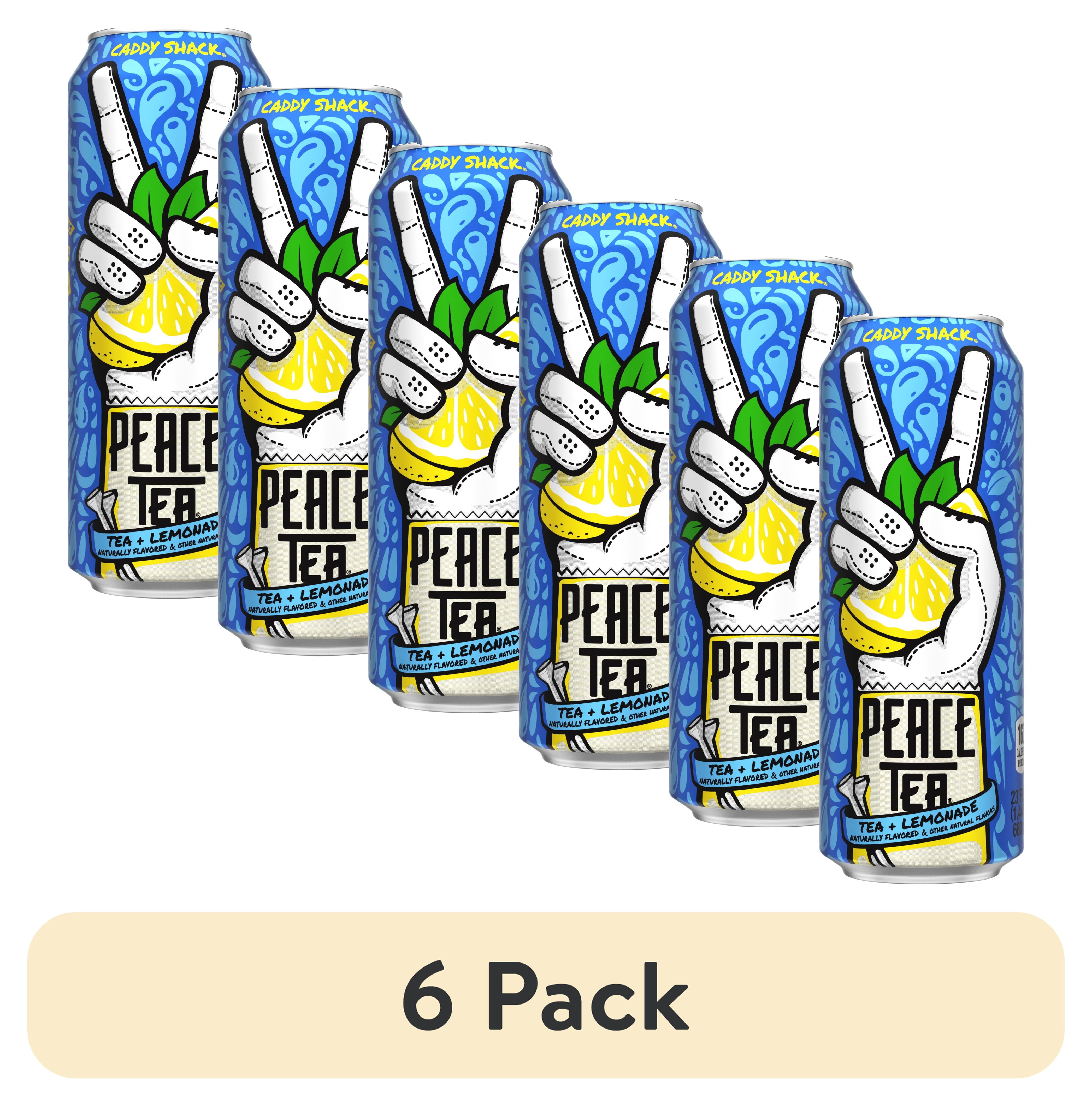 (6 pack) Peace Tea Caddy Shack Black Tea Lemonade Drink, 23 fl oz ...