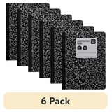 (6 pack) Pen+Gear Composition Book, Wide Ruled, 7.5"x 9.75", Marble ...