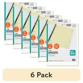 Spiral Notebook Dividers