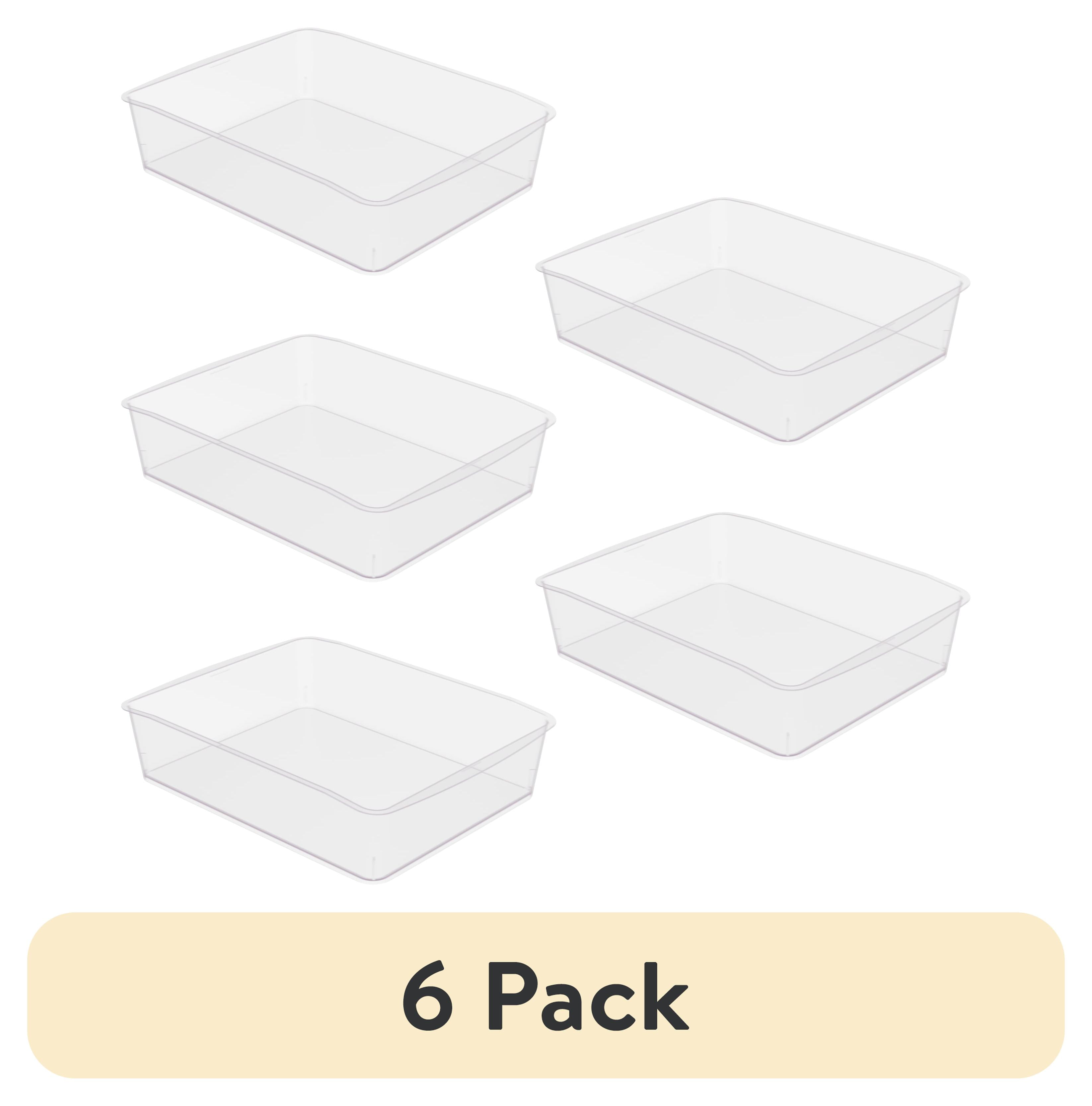 (6 pack) Pen+Gear Plastic Letter Tray, Letter Size Paper Sorter, Clear ...