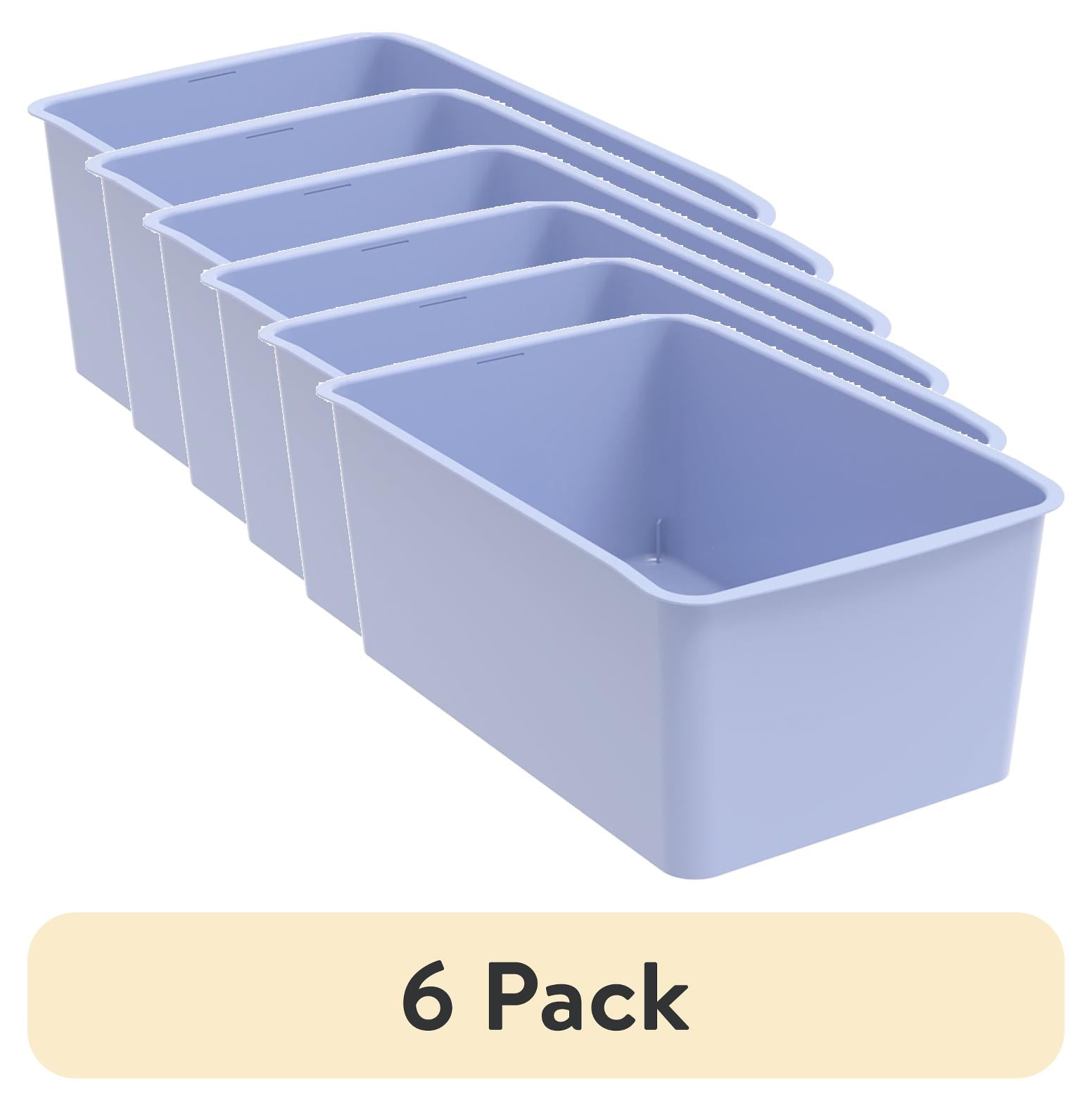 (6 pack) Pen+Gear Plastic Small Cubby Bin, Desktop Organizer ...
