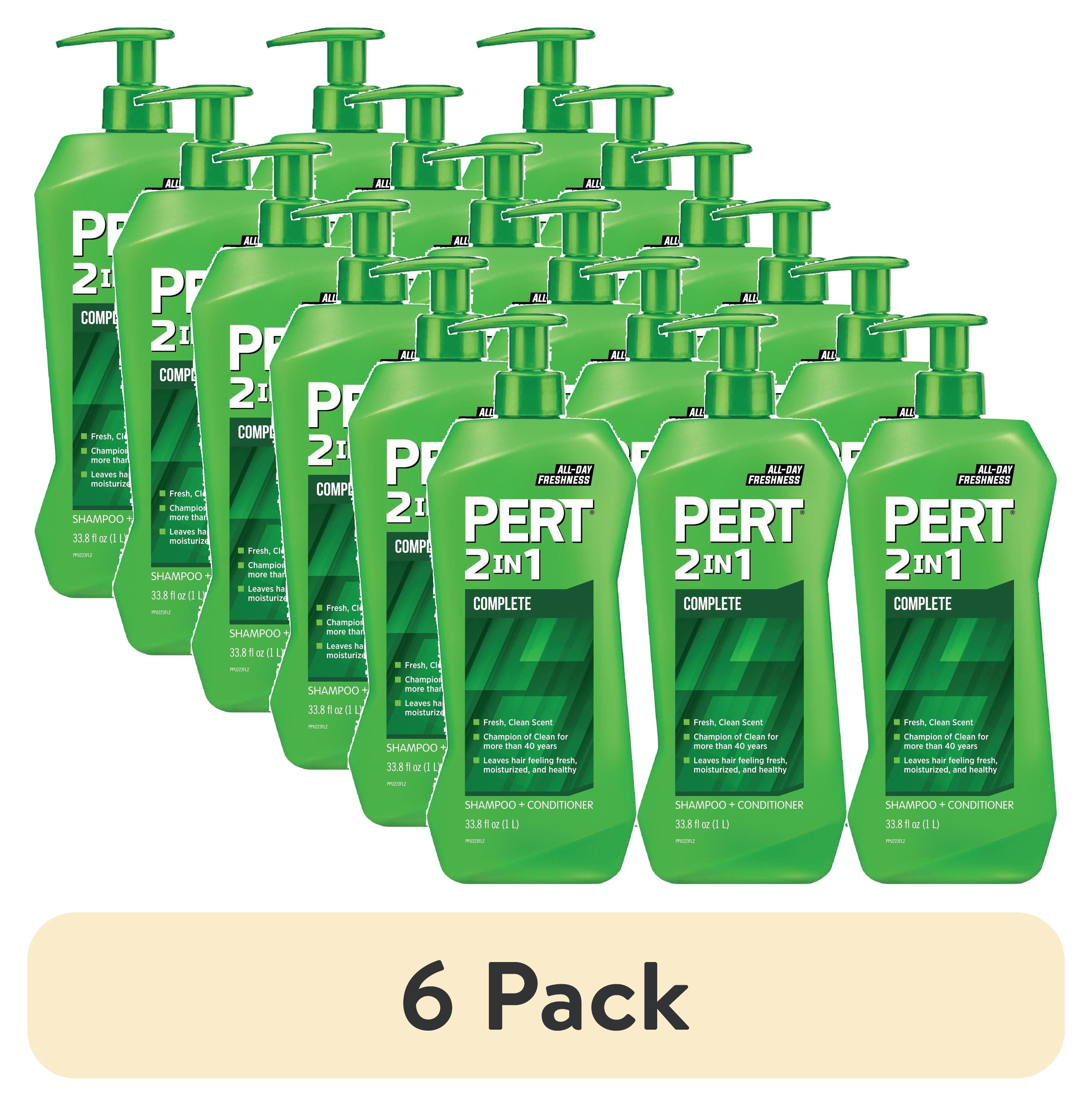 (6 pack) Pert 2-in-1 Complete Clean Shampoo and Conditioner, For Clean ...