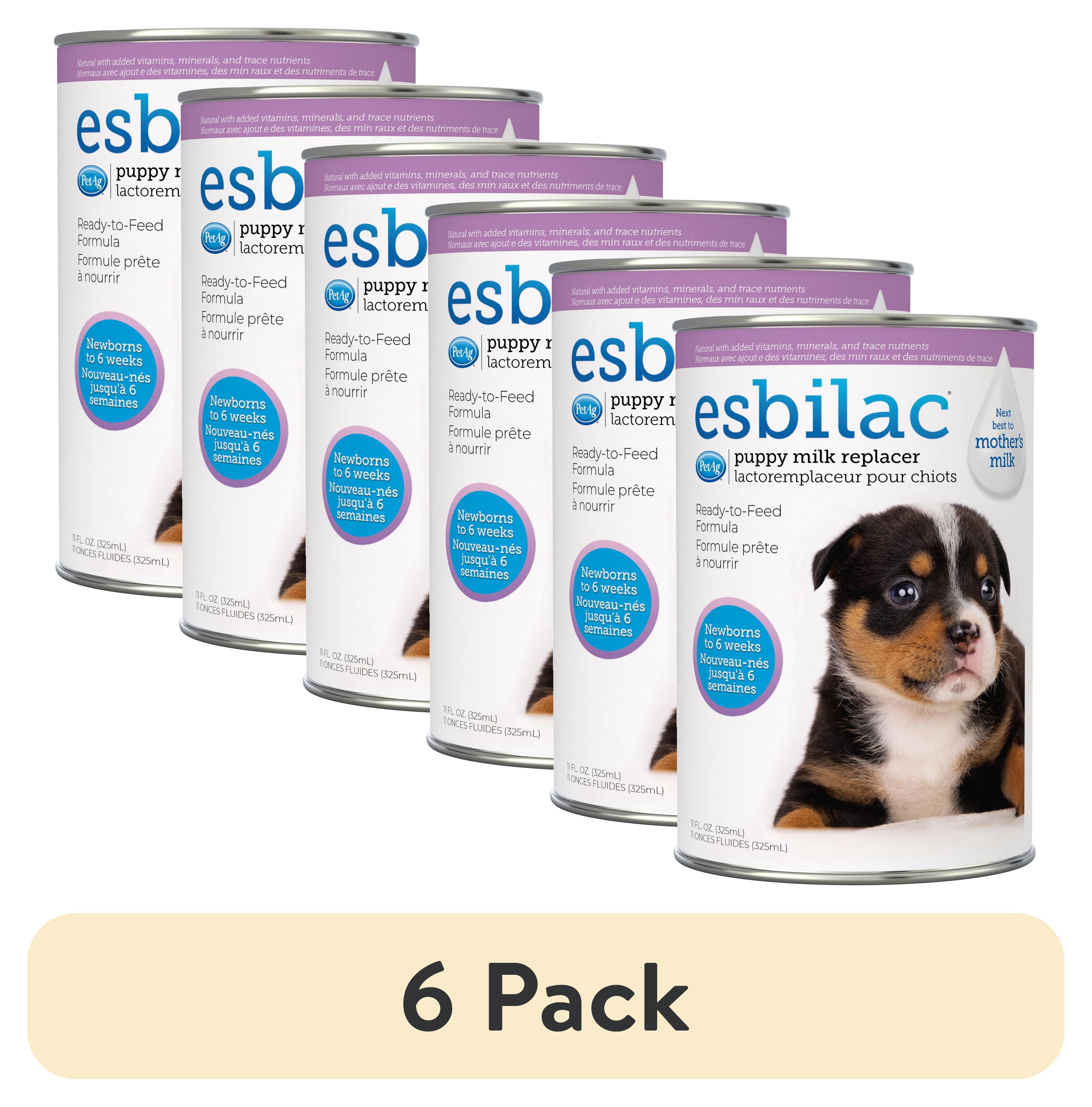 (6 pack) Pet-Ag Esbilac Puppy Milk Replacer Liquid, 11 oz - Walmart.com