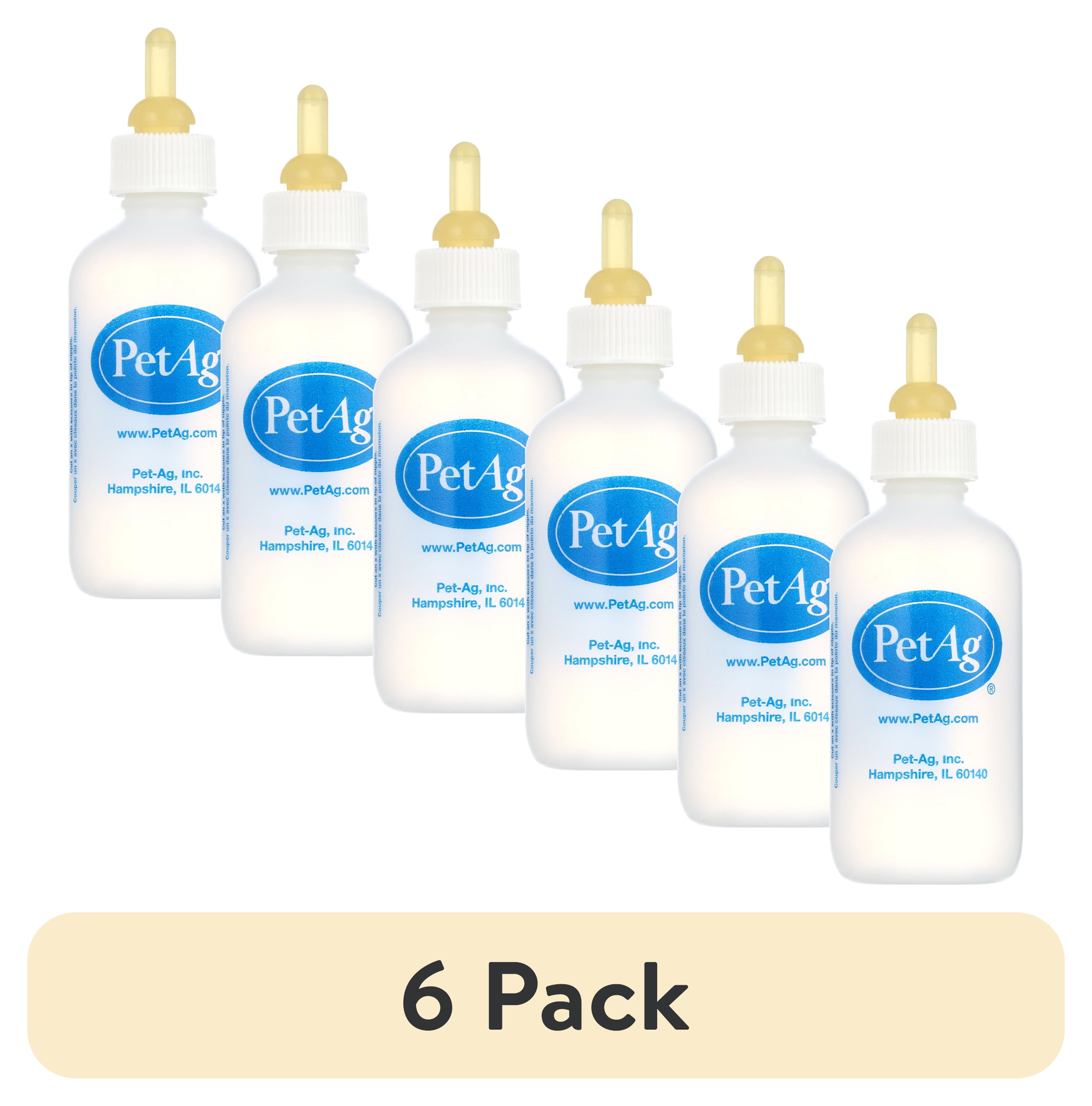 (6 pack) PetAg Small Animal Nurser Bottle - 2 oz - Walmart.com