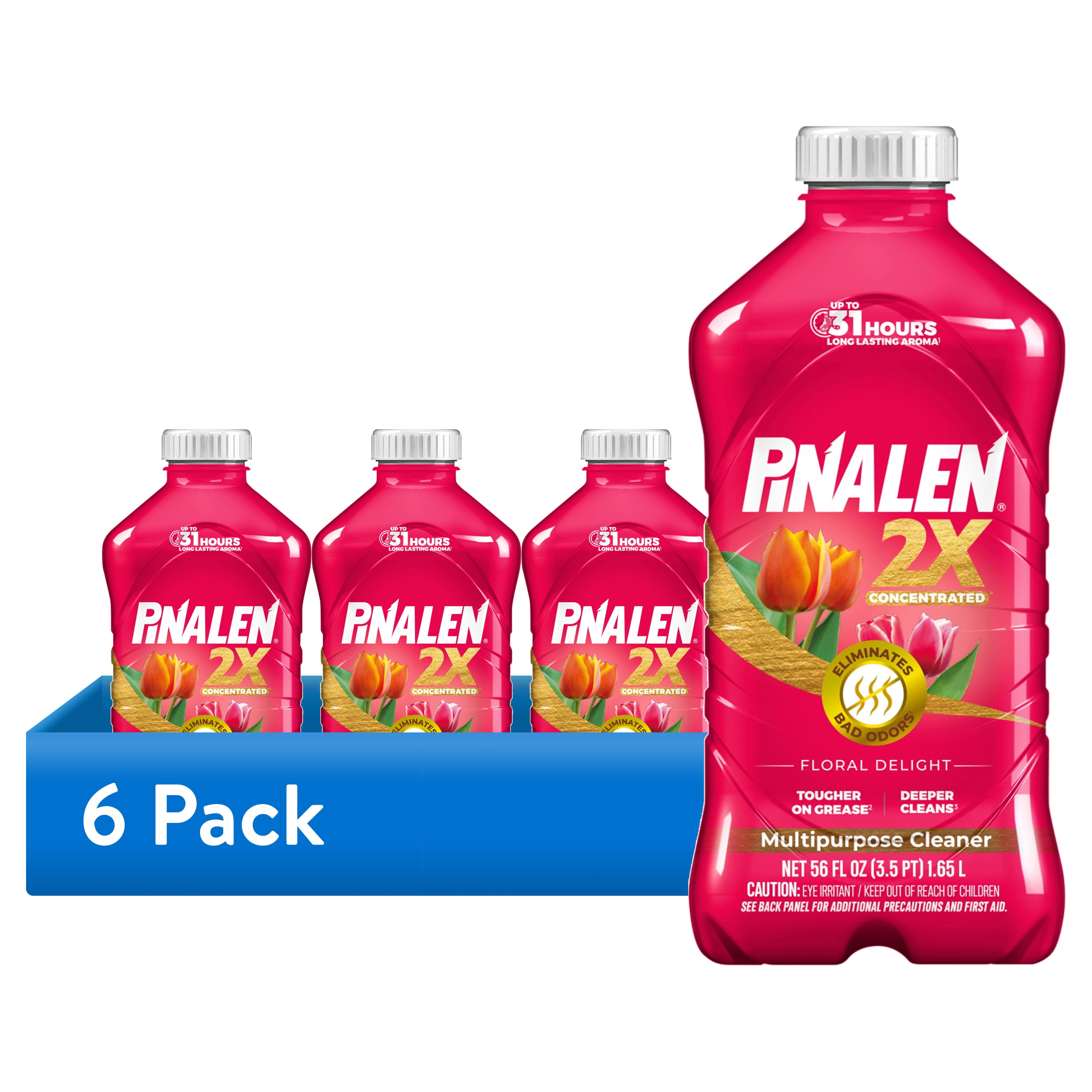 (6 pack) Pinalen 2X Max Aromas Household All Purpose Cleaner - Floral ...