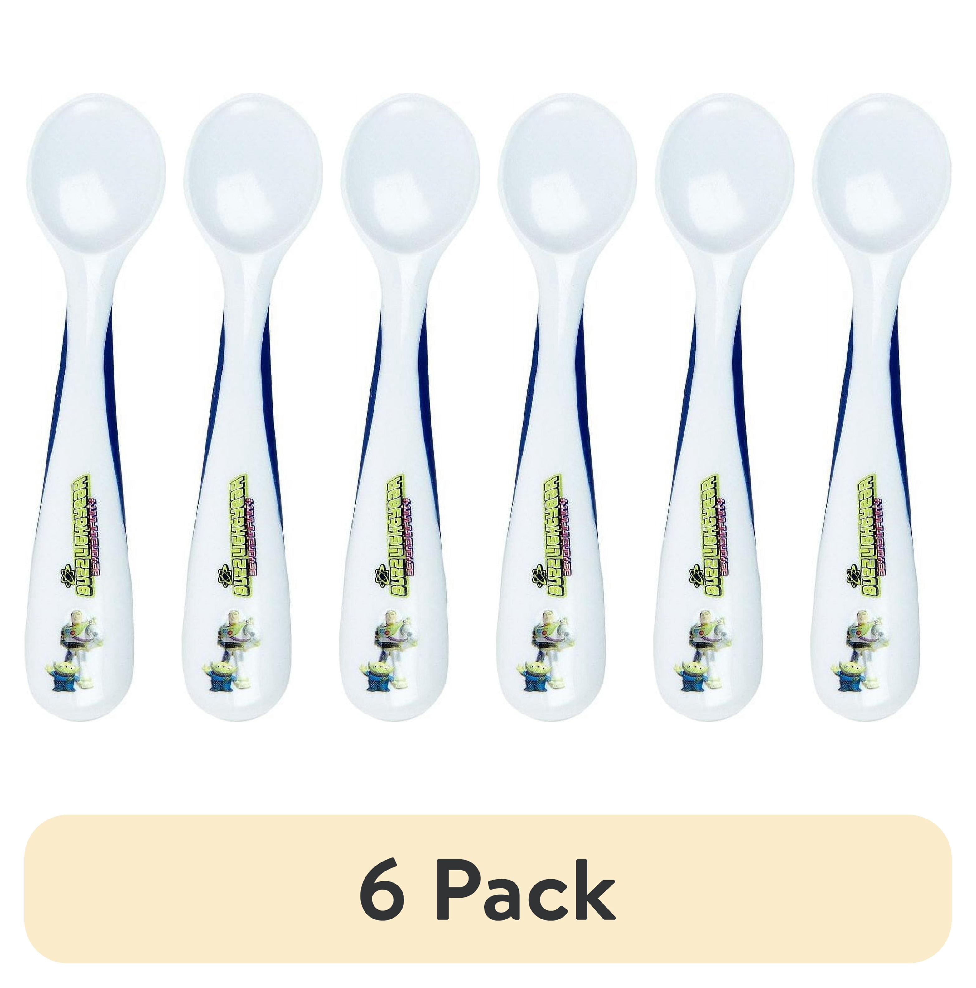 (6 pack) Playtex Toy Story Utensils Set,Shallow bowl on spoon makes ...
