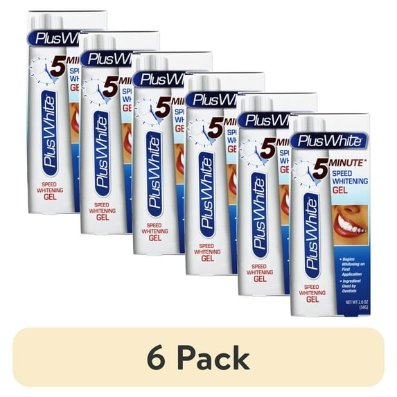 (6 pack) Plus White Speed Whitening Gel - 5 Minute Results ...