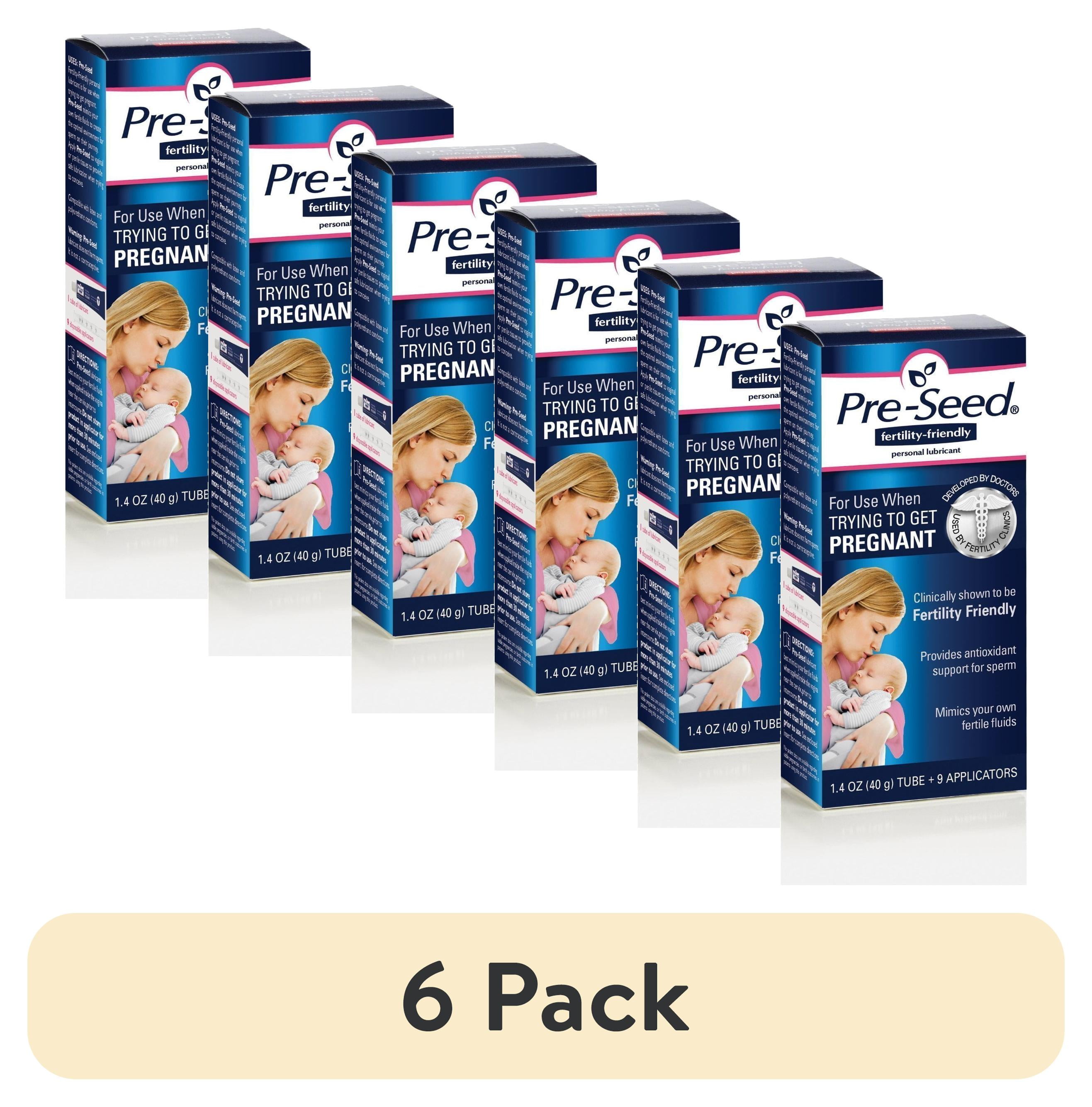 (6 pack) Pre-Seed Fertility Lubricant, For Use by Couples Trying to ...