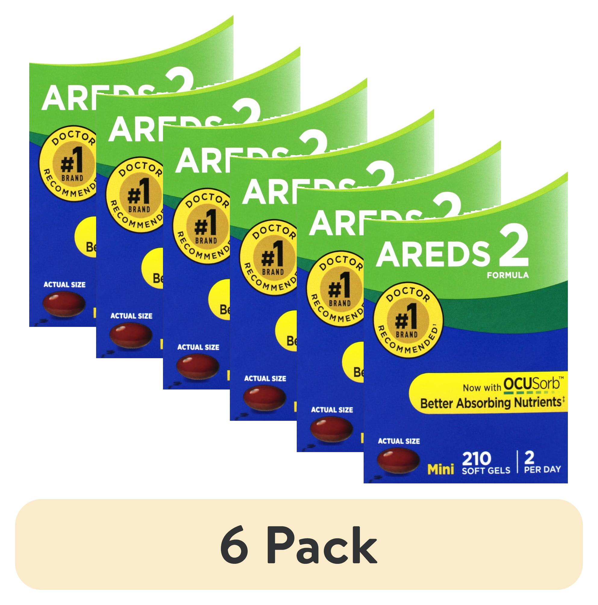 (6 pack) PreserVision AREDS 2 Formula Eye Vitamin & Mineral Supplement ...