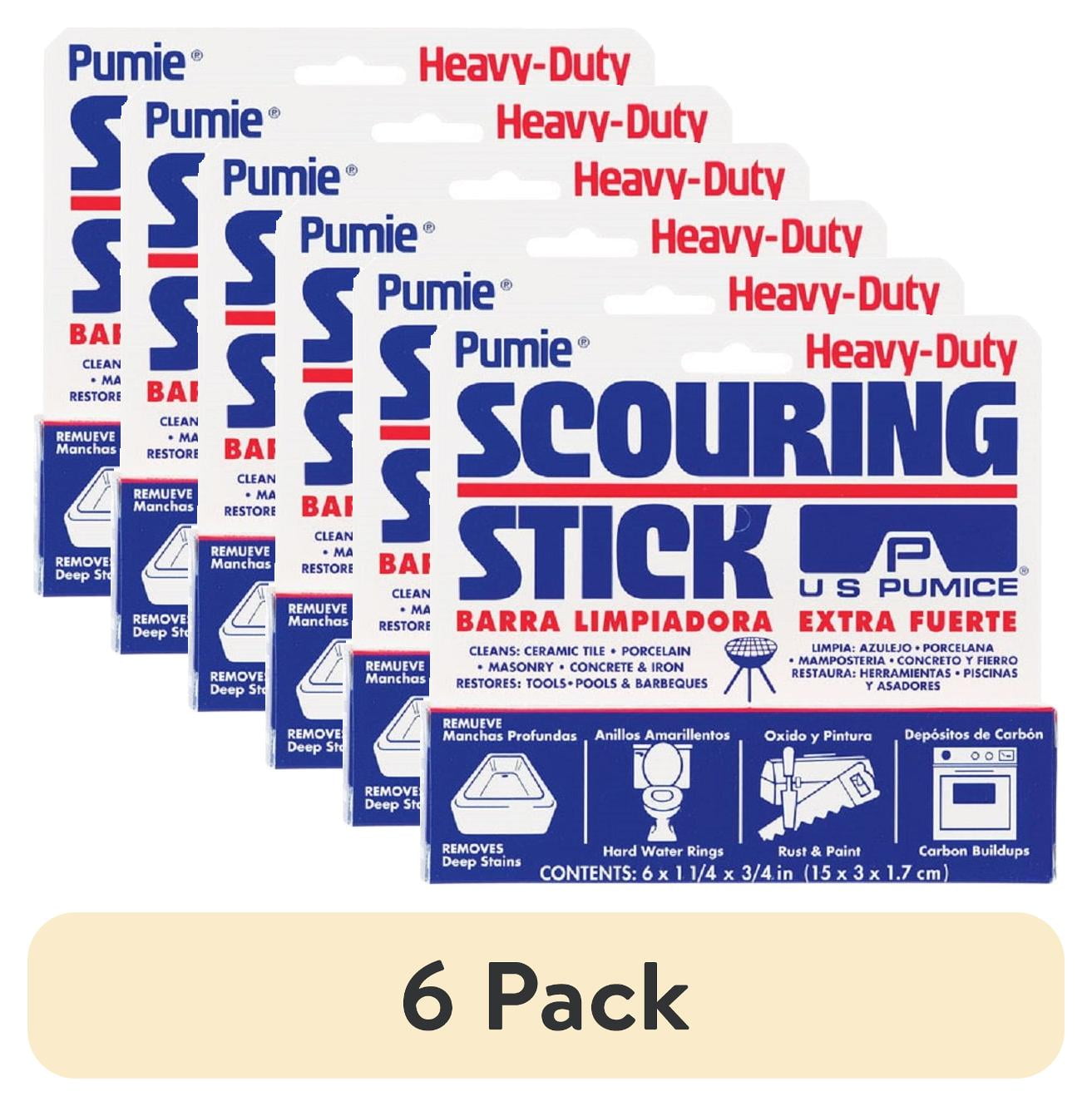 (6 pack) Pumie Scouring Stick Indoor and Outdoor Cleaner, 1 Count ...