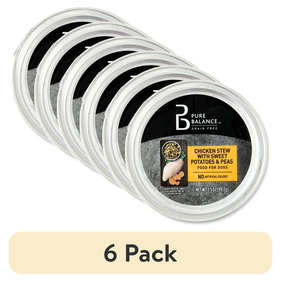 (6 pack) Pure Balance Chicken Stew with Sweet Potatoes & Peas, Grain ...