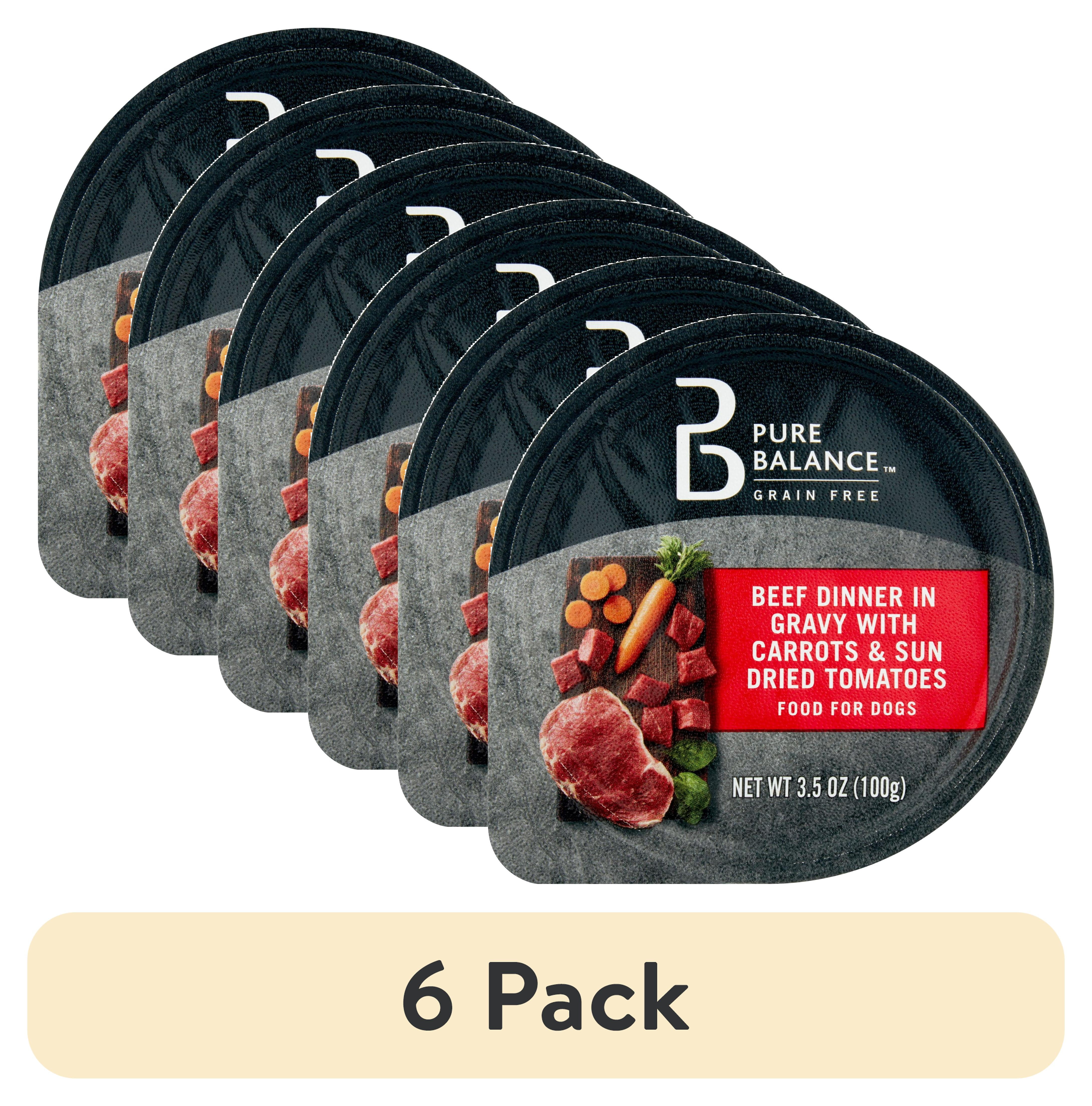(6 pack) Pure Balance Beef Dinner in Gravy with Carrots & Sun Dried ...