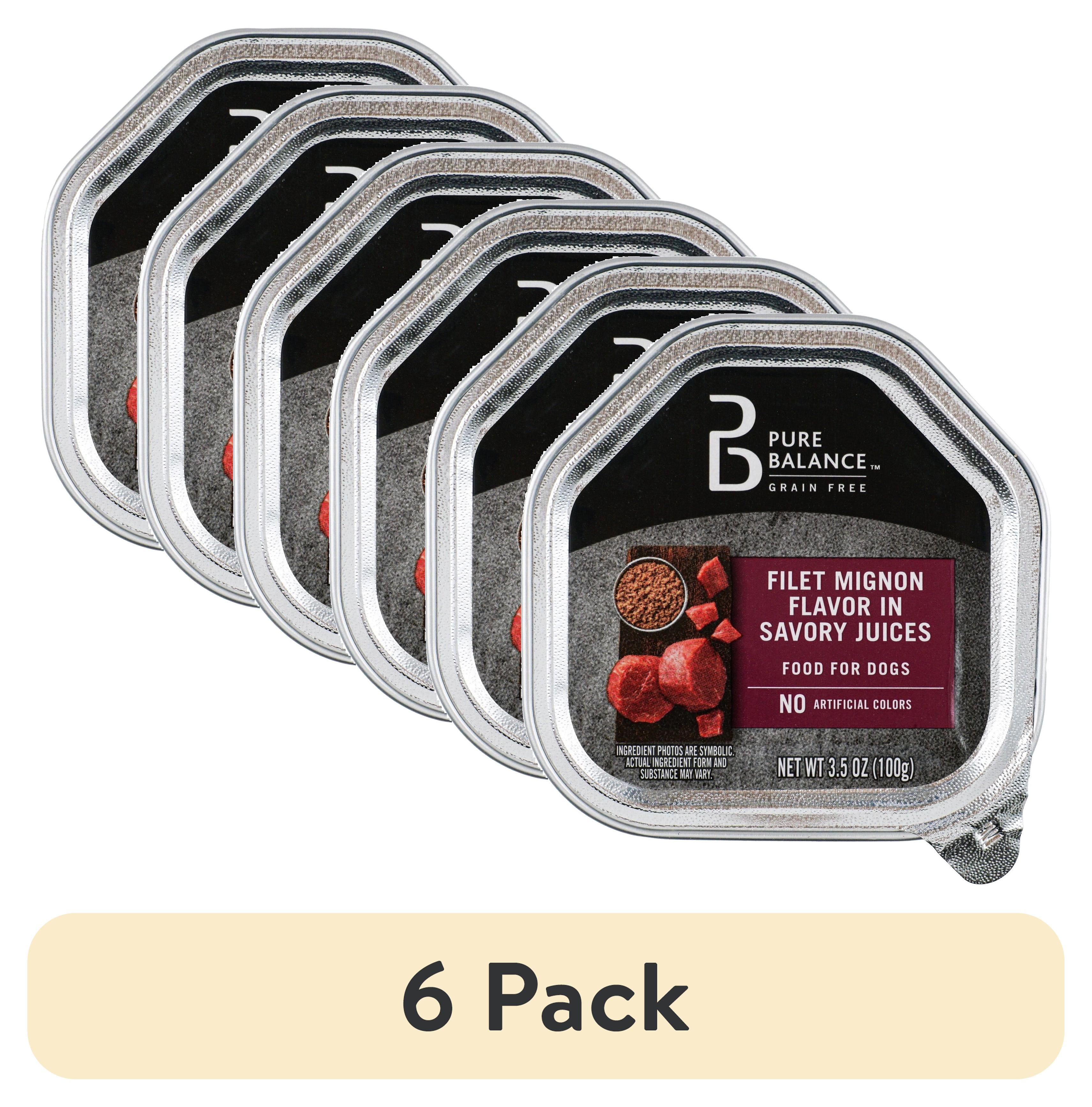 (6 pack) Pure Balance Grain Free Filet Mignon Flavor in Savory Juices ...