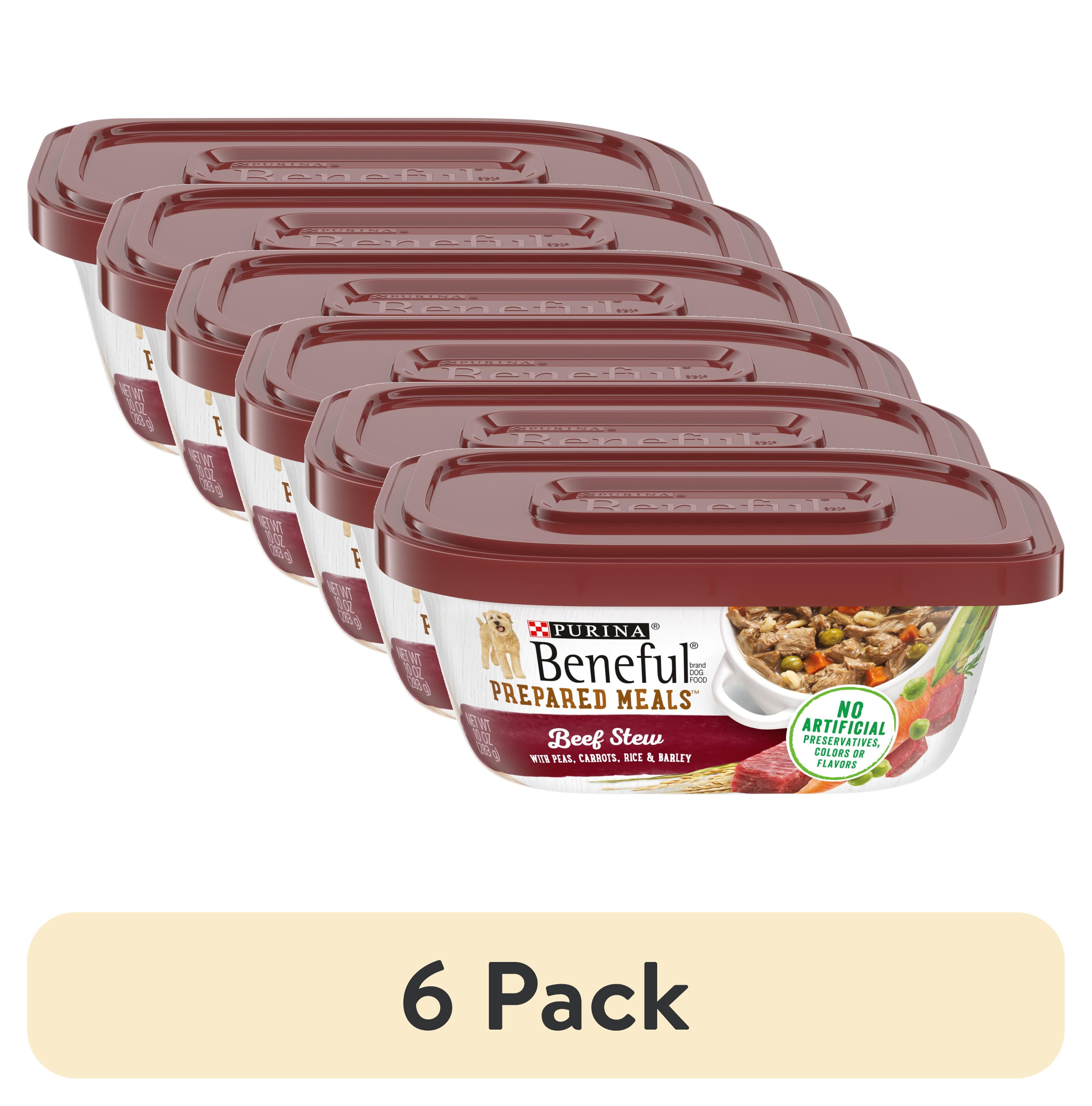 (6 pack) Purina Beneful Dog Food Freshly Prepared Meals, Dog Food Fresh ...