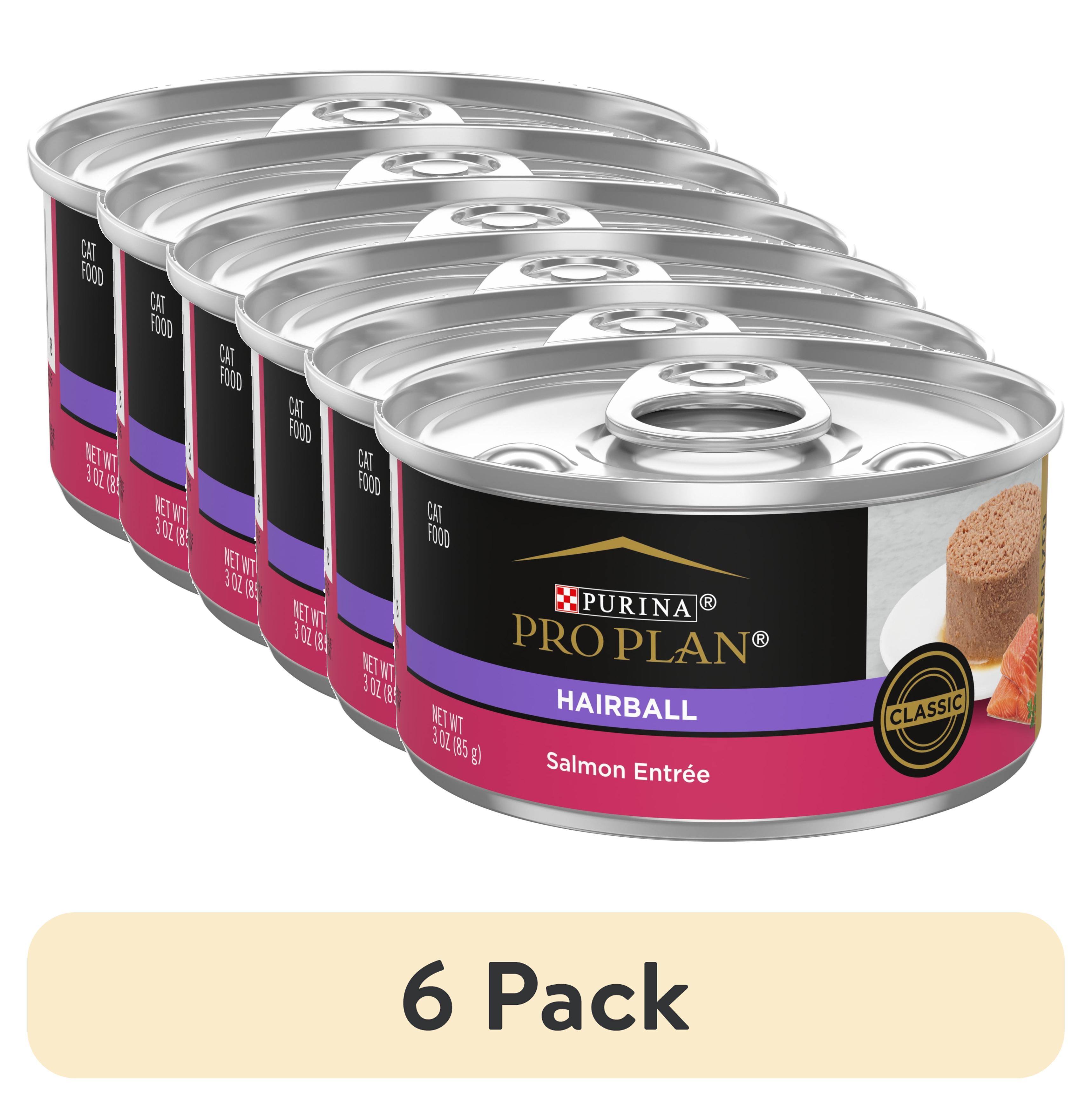 (6 pack) Purina Pro Plan Hairball Control Cat Food Wet Pate, Hairball ...