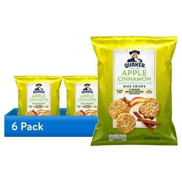 Quaker Rice Crisps Sweet & Savory Variety (Caramel, Cheddar, Apple ...
