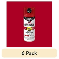 Rust-Oleum 7786830 Stops Rust Spray Paint, 6 Pack, Gloss Smoke Gray, 72 ...