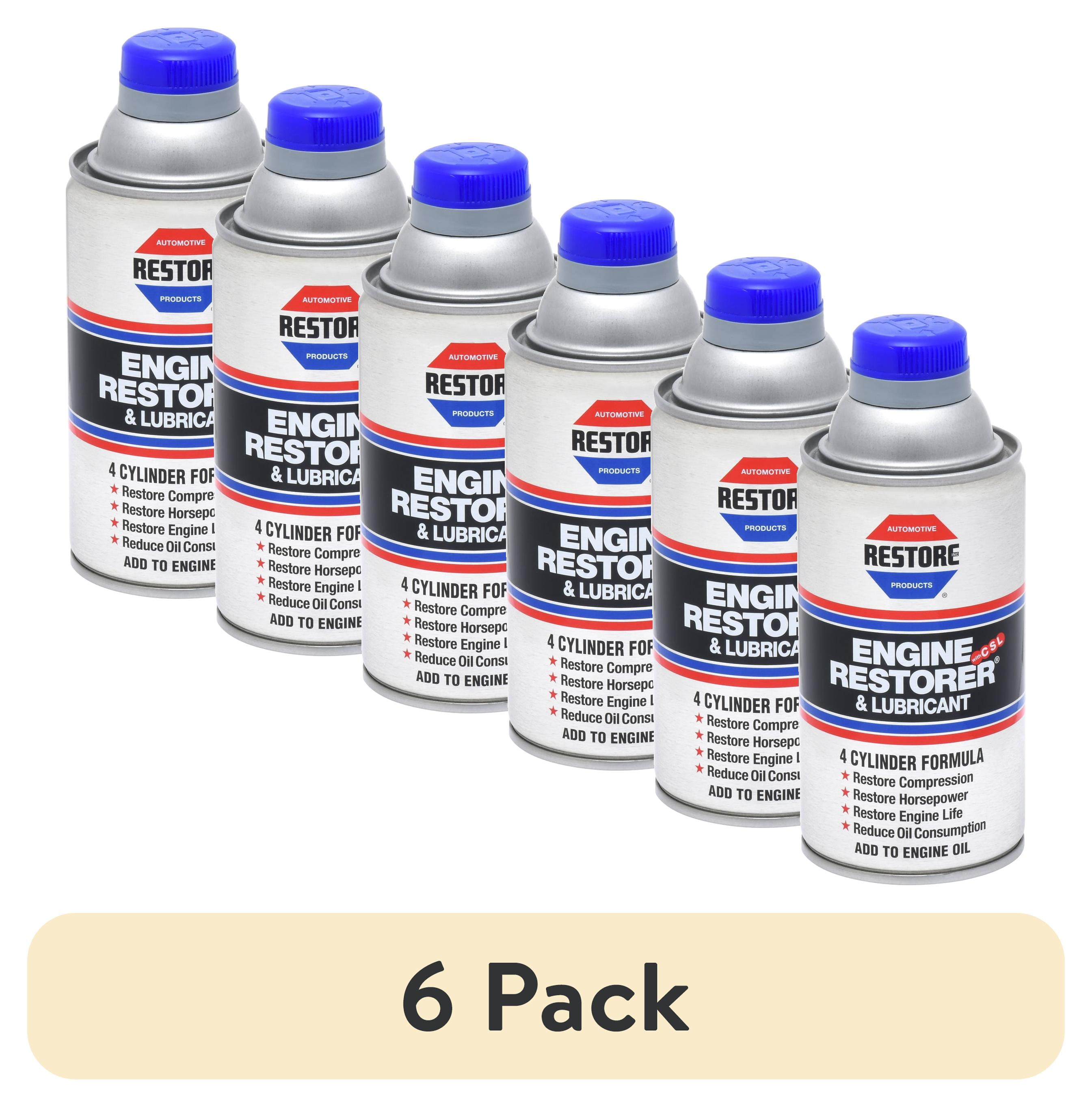 (6 pack) Restore 4-Cylinder Formula Engine Restorer and Lubricant - 9 ...