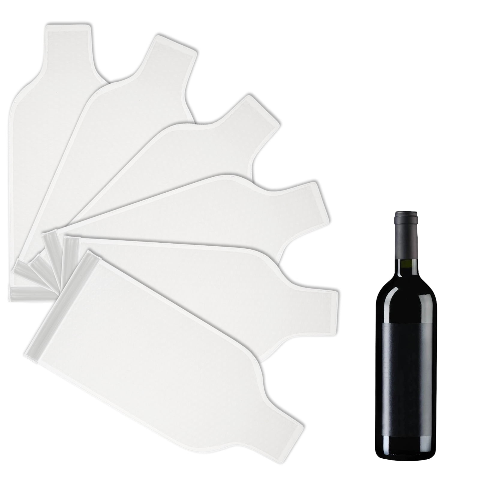 6-pack Reusable Wine Bottle Protector Sleeves for Travel Convenient ...