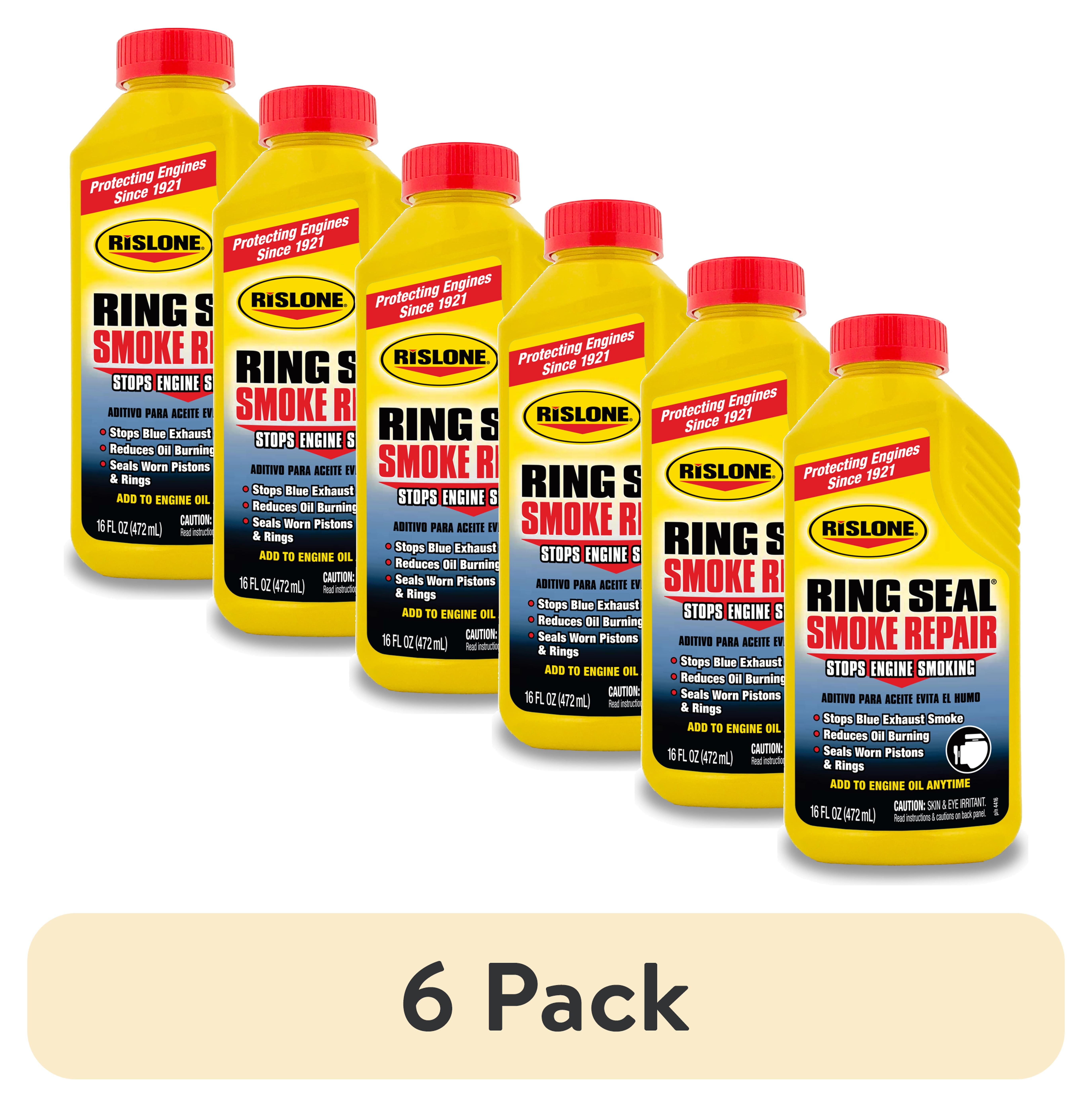 (6 pack) Rislone 4416 High Mileage Ring Seal Smoke Repair Automotive ...