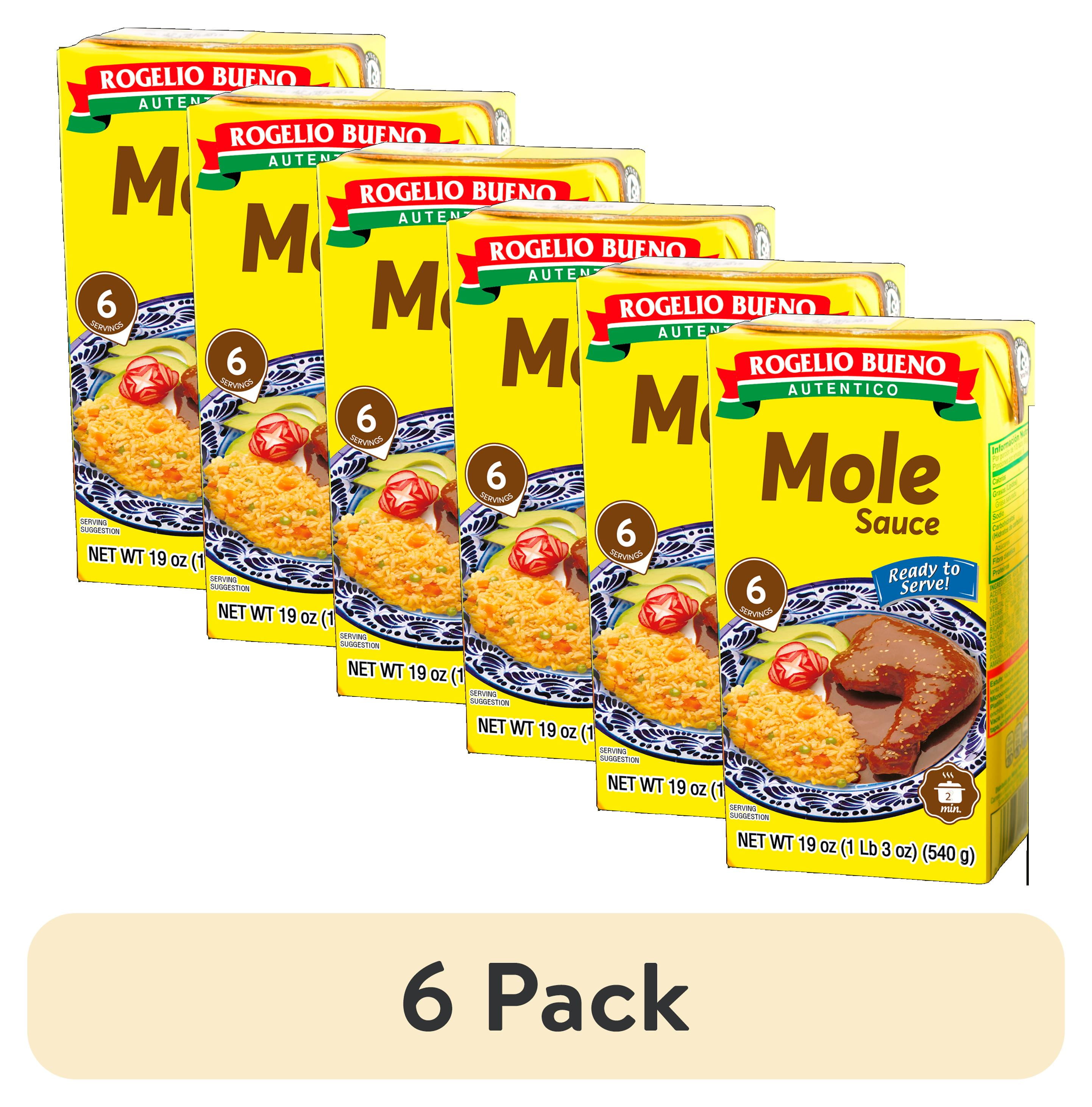 (6 pack) Rogelio Bueno Authentic Mole Mexican Condiment, 19 oz ...
