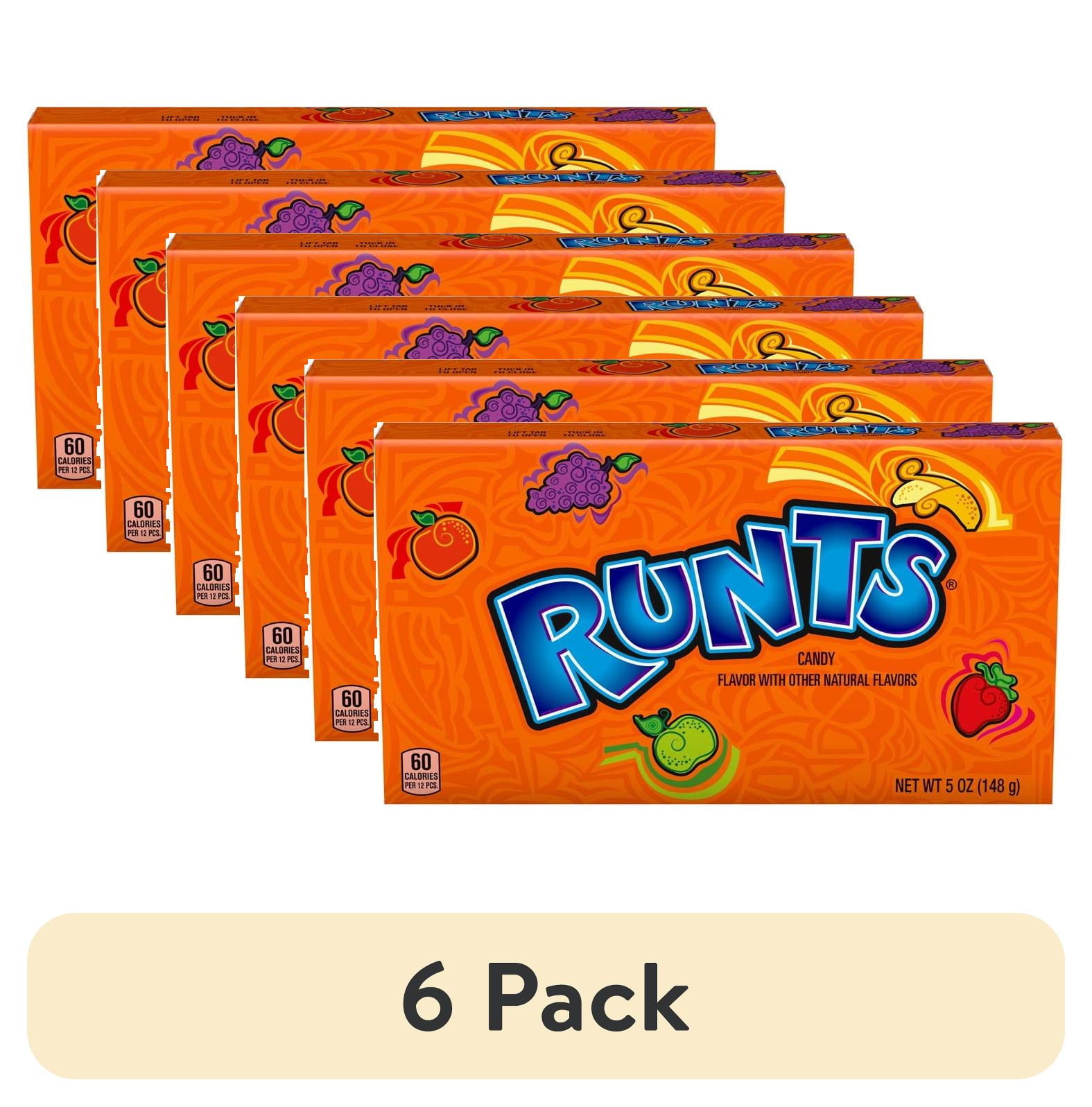 (6 pack) Runts Candy Theater Box, 5 Ounce - Walmart.com