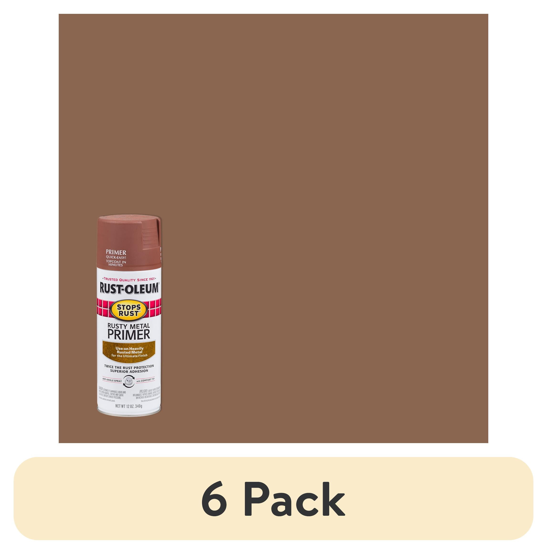 (6 pack) Rust-OleumÂ® Stops RustÂ® Rusty Metal Primer 12 oz. Aerosol ...