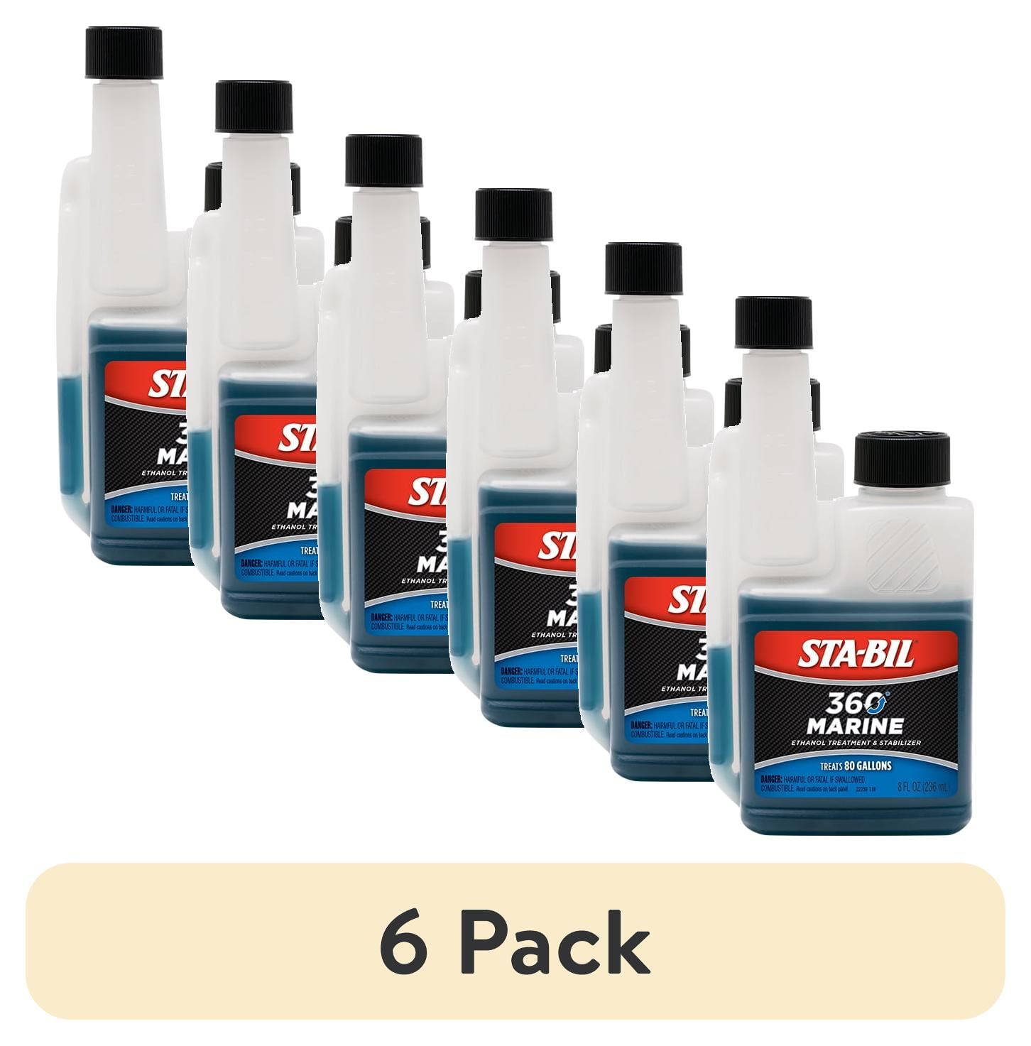(6 pack) STA-BIL 360 Marine Ethanol Treatment and Fuel Stabilizer 8 oz ...