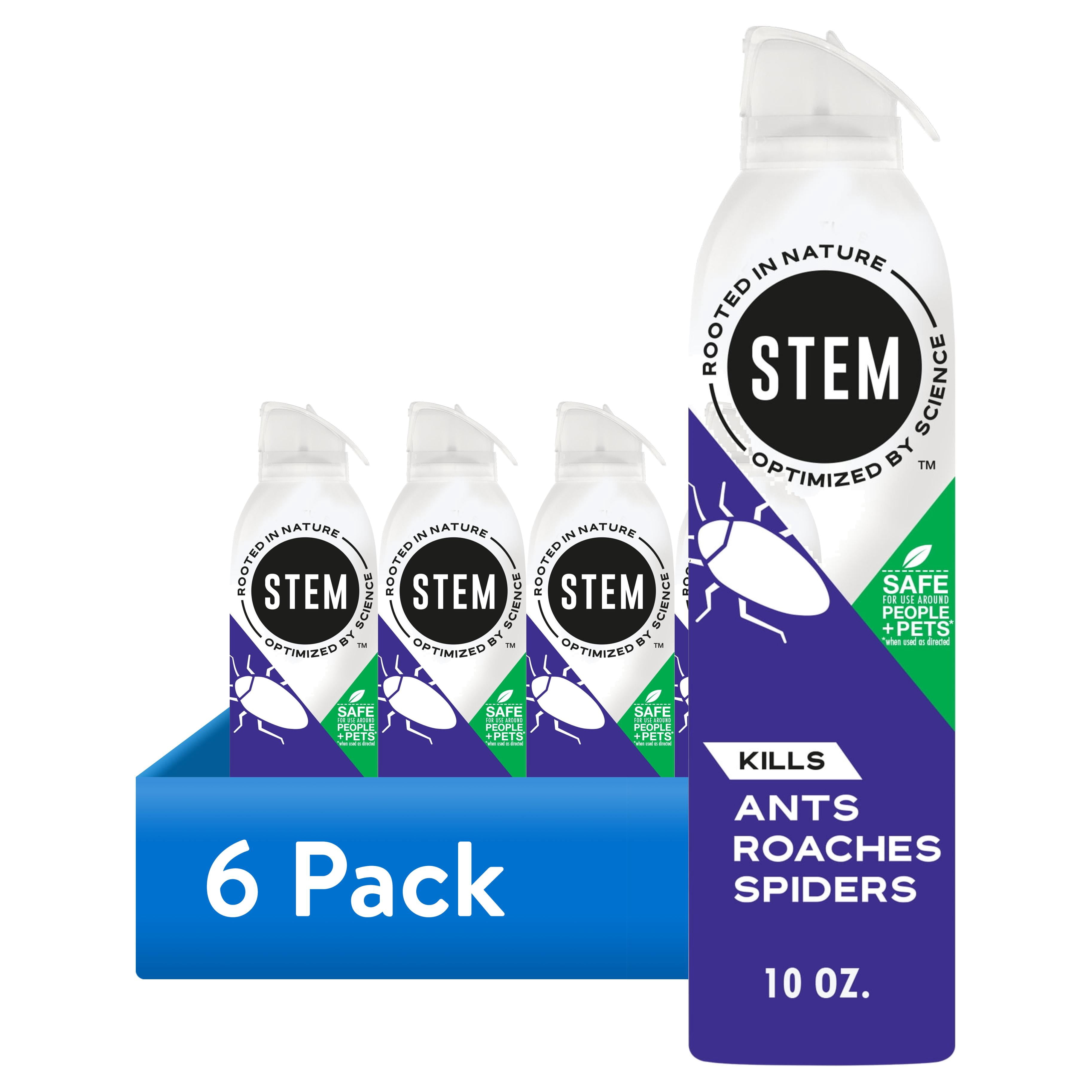 (6 pack) STEM Indoor and Outdoor Ants, Roaches and Spiders Insect ...