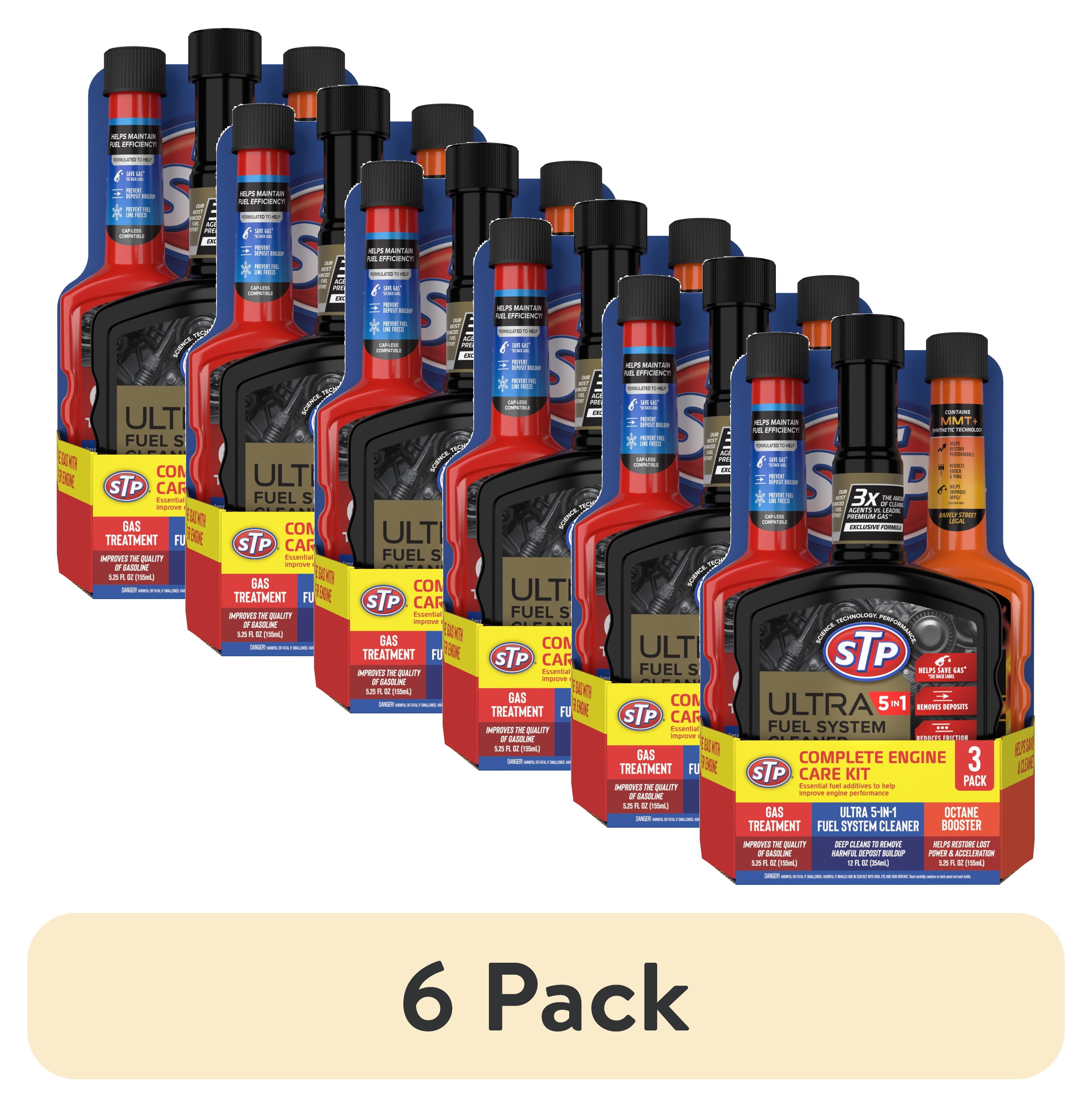 (6 pack) STP Complete Engine Care Kit With STP Gas Treatment (5.25 fl ...