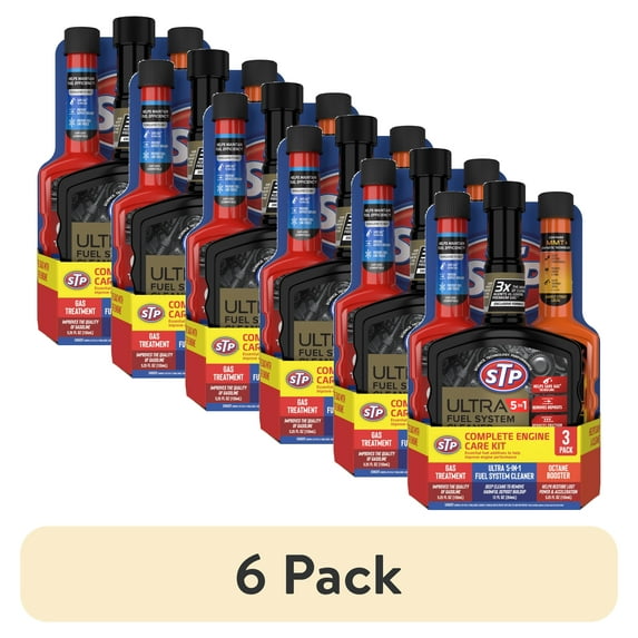(6 pack) STP 3-Pack Gasoline Engine & Fuel Additives Gift Set – Fuel ...