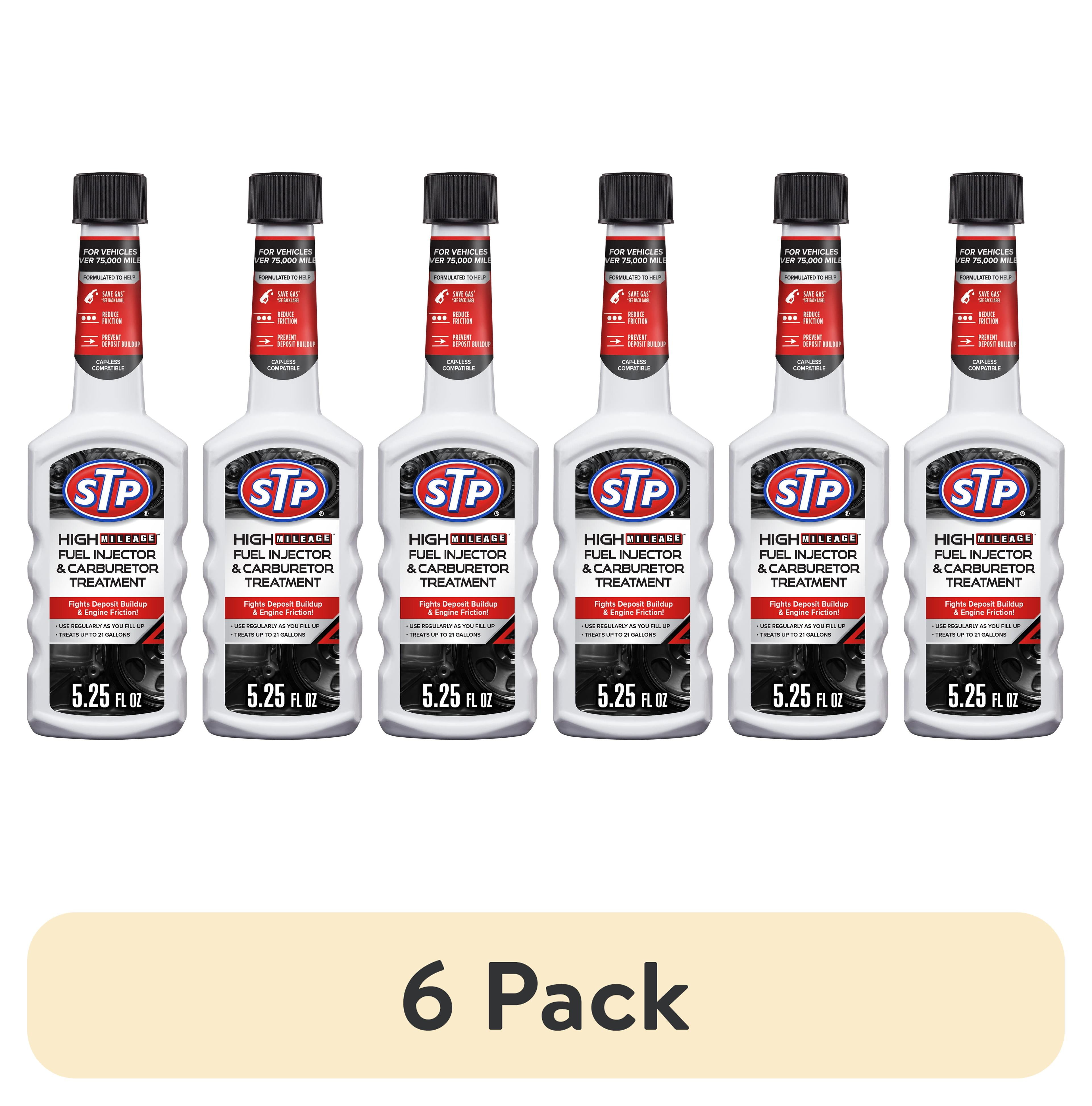 (6 pack) STP High Mileage Fuel Injector Cleaner and Carburetor Cleaner ...