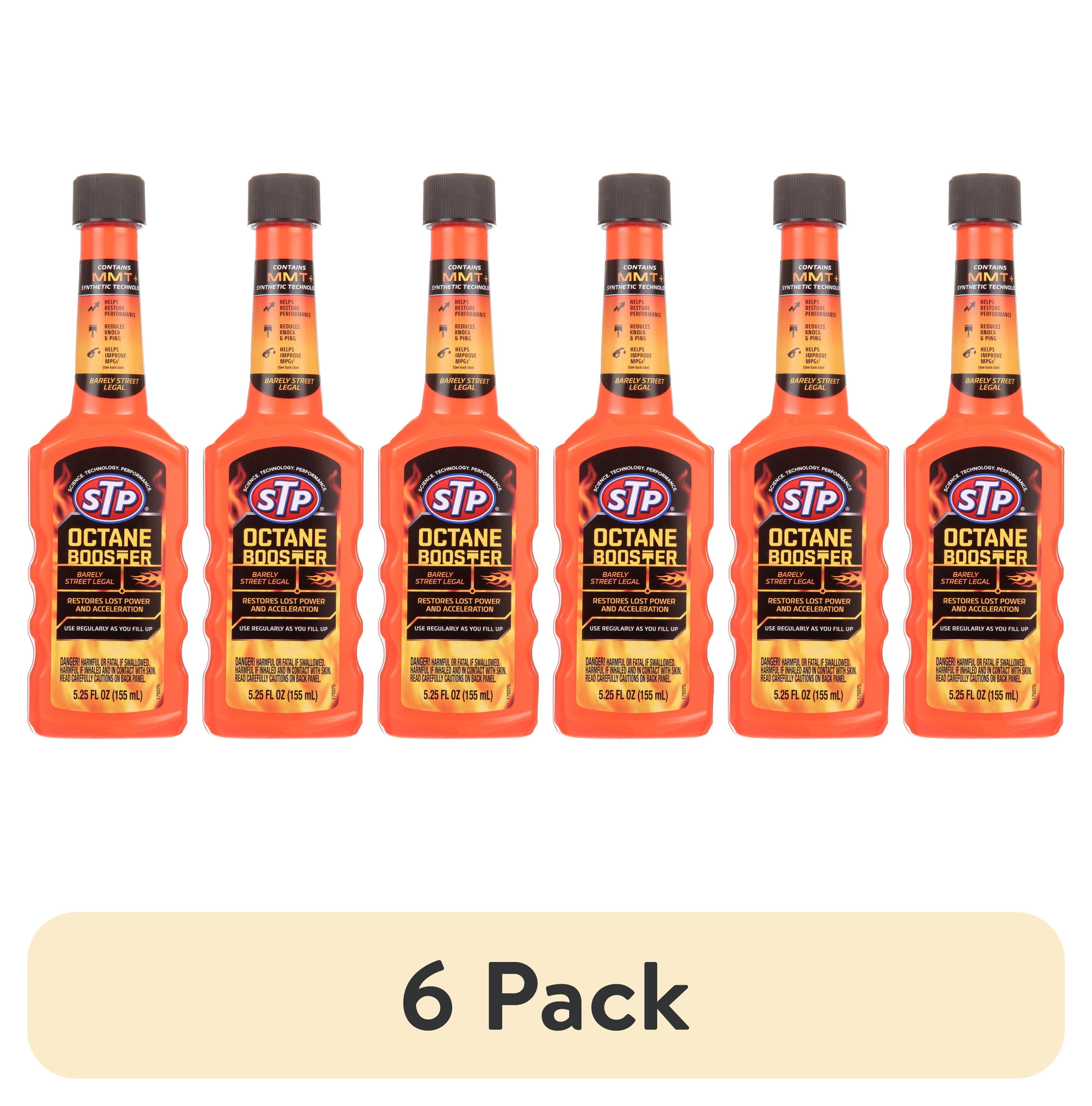 (6 pack) STP Octane Booster Fuel Additive for Gasoline Engines, Improve ...